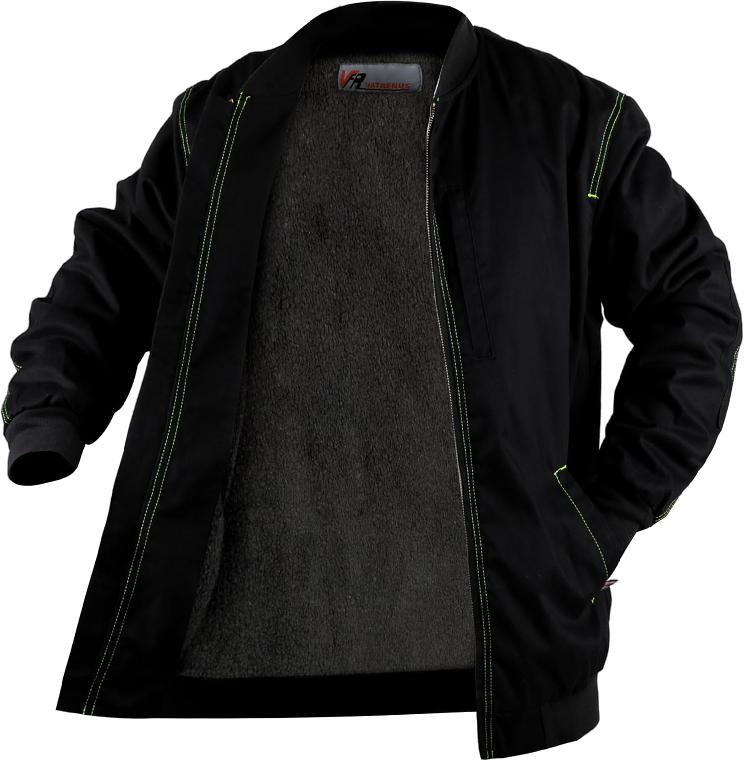 Jacket for Men Fleece Lined Flame Retardant Winter Coat Light but Warm ...