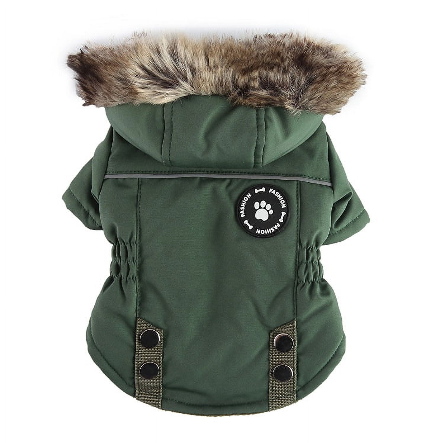 Jacket with safety belt Winter puppy coat - puppy clothes - Walmart.com
