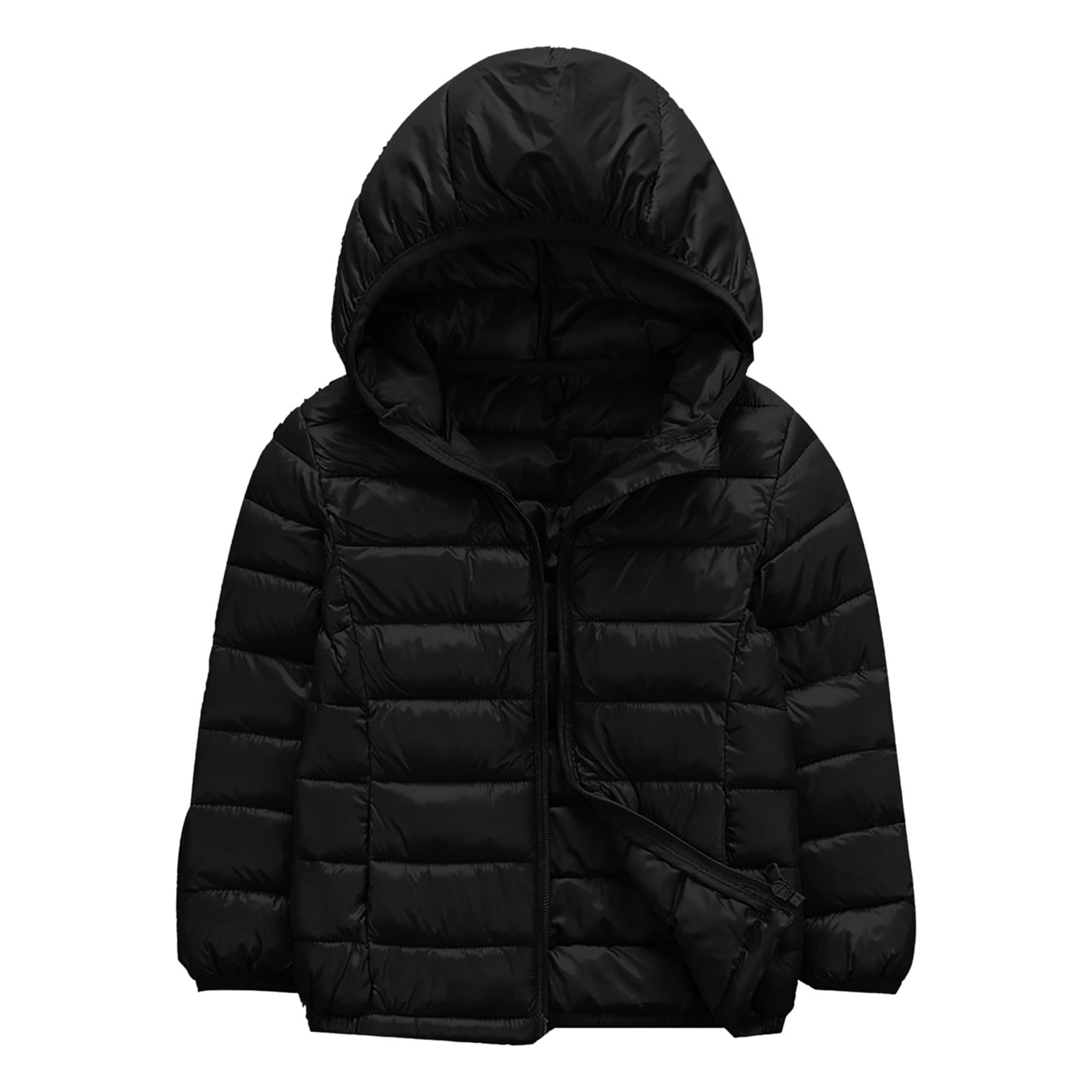 Jackets For Boys Kids Puffer Jacket Kids Boy Girl Winter Hooded Puffer Jackets Coats Light ...