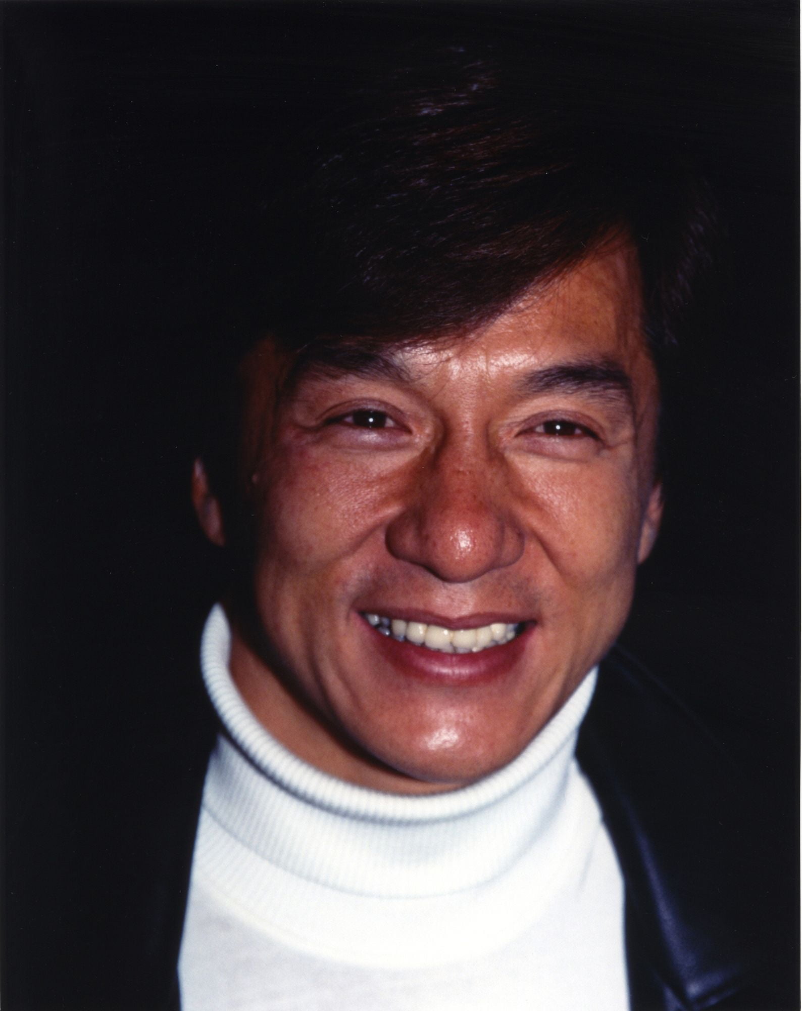 Jackie Chan Portrait in Black Coat Photo Print (8 x 10) - Walmart.com