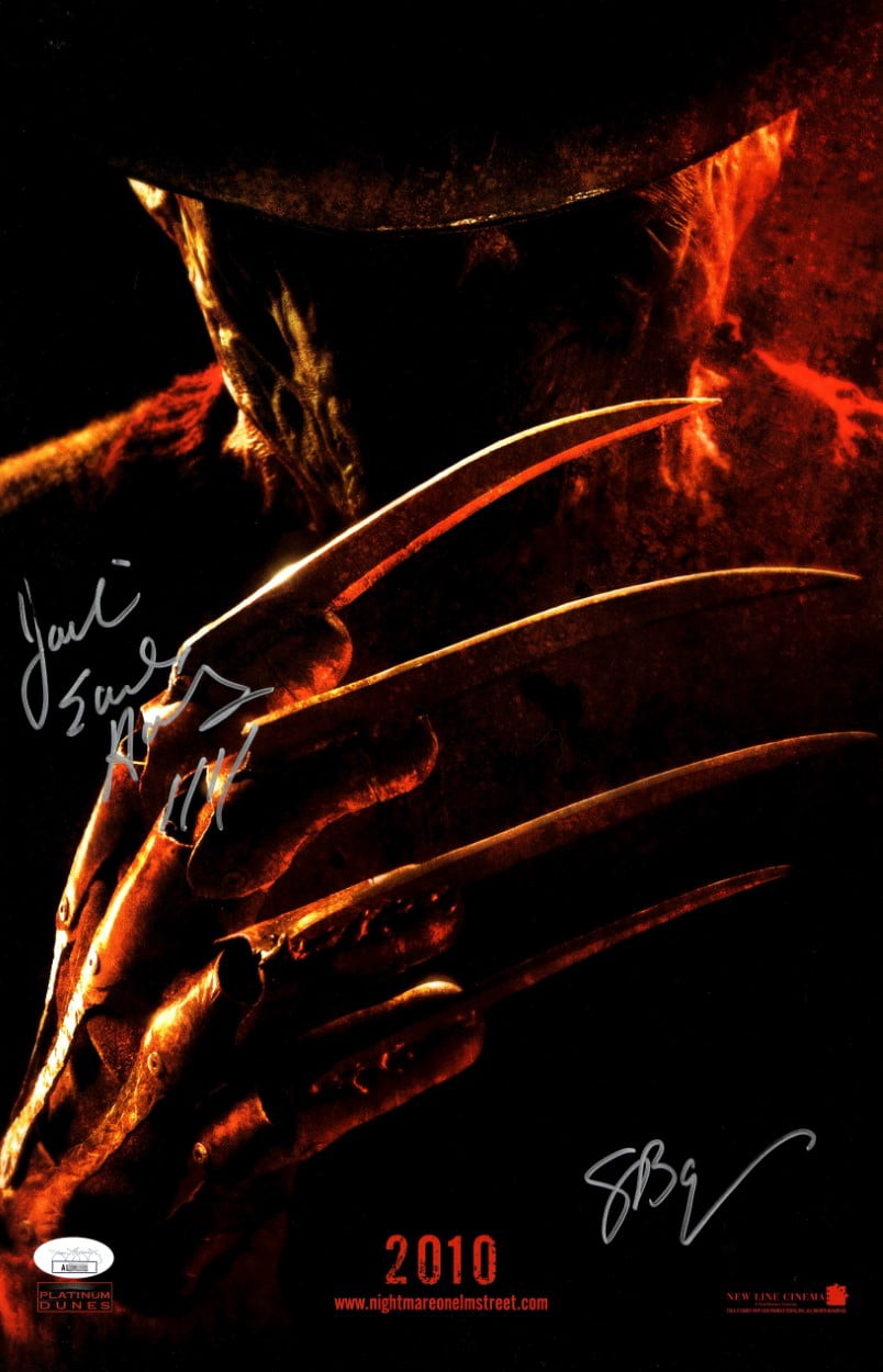 Jackie Earle Haley Samuel Bayer Signed 11X17 Poster Nightmare on Elm ...