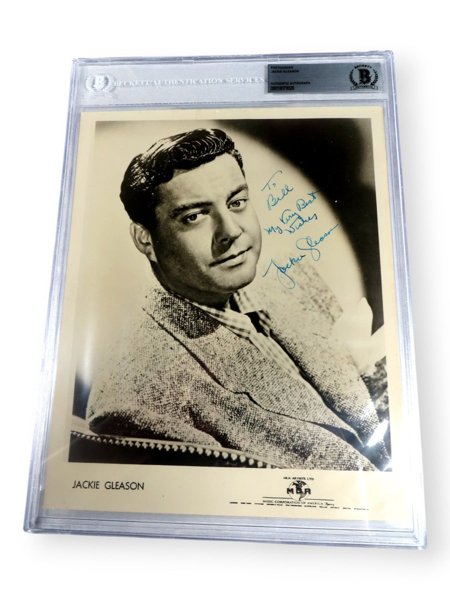 Jackie Gleason Signed Autographed 8X10 Photo The Honeymooners BAS 9026 ...