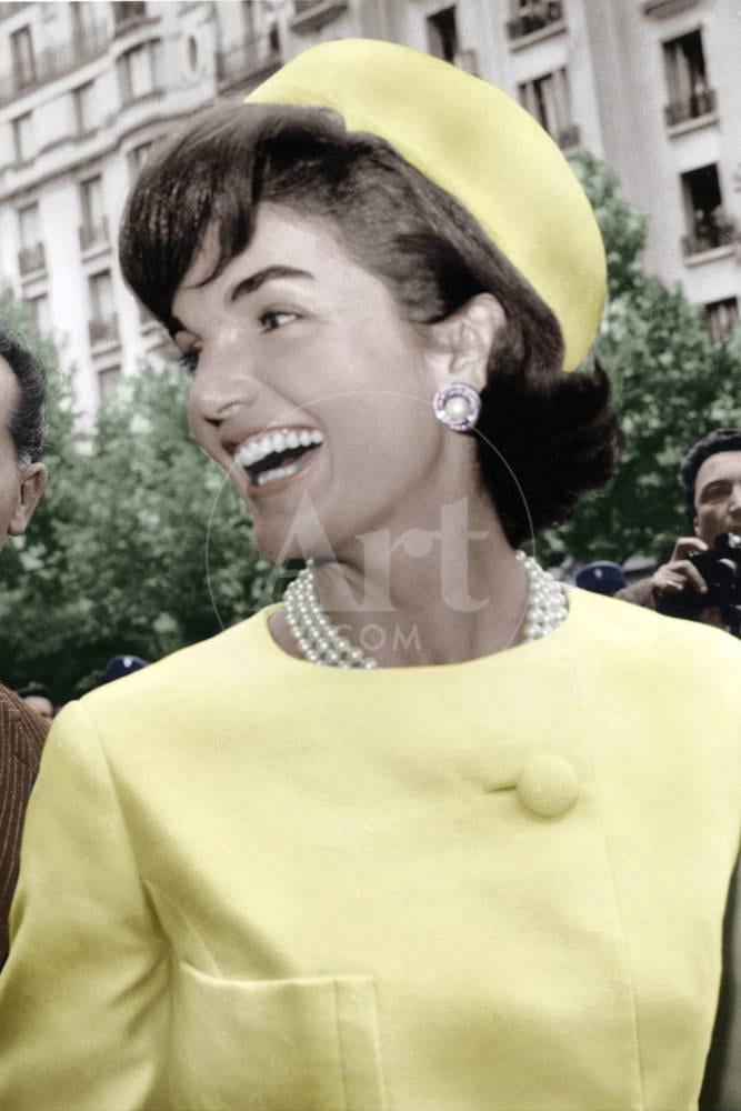 Jackie Kennedy a Paris, Unframed Photo Wall Art Sold by ArtCom ...