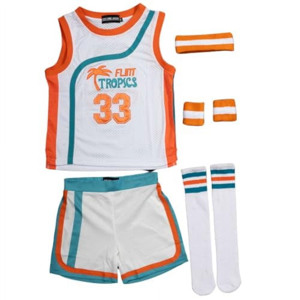 Jackie Moon 33 Basketball Jersey Flint Tropics Kids Complete Set ...