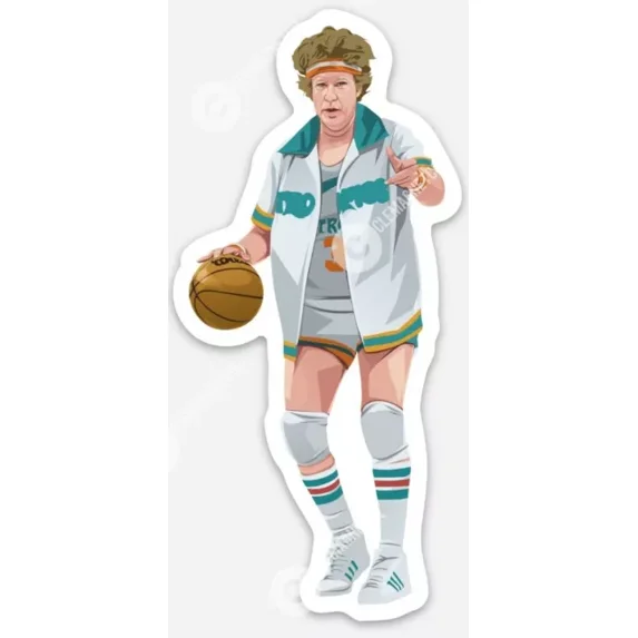 Jackie Moon Will Ferrel Sticker - Legend Of The Flint Tropics Phone ...