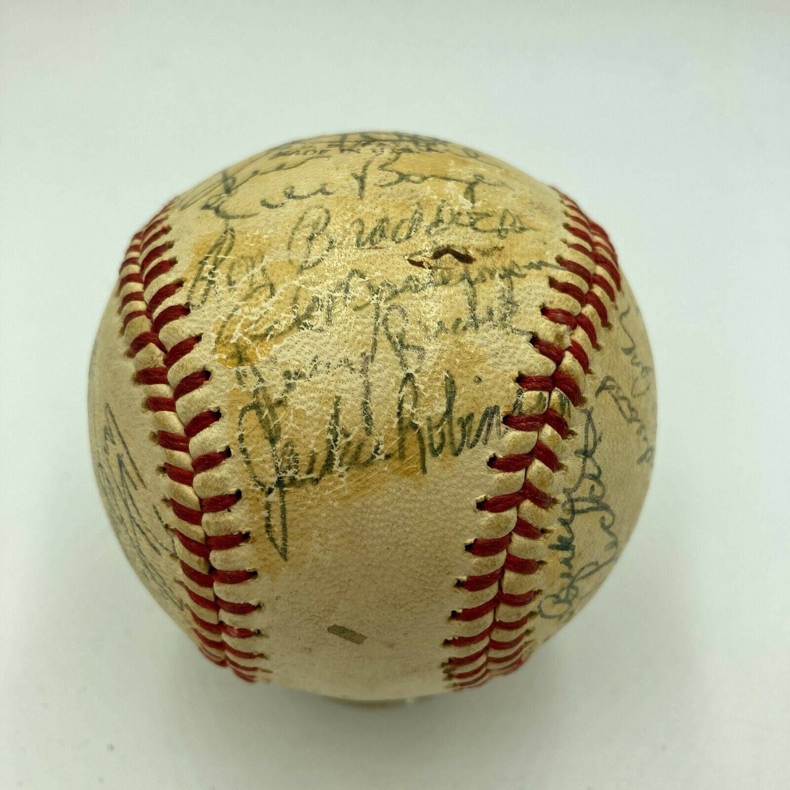 Jackie Robinson 1965 Cardinals Multi Signed Spring Training Florida ...