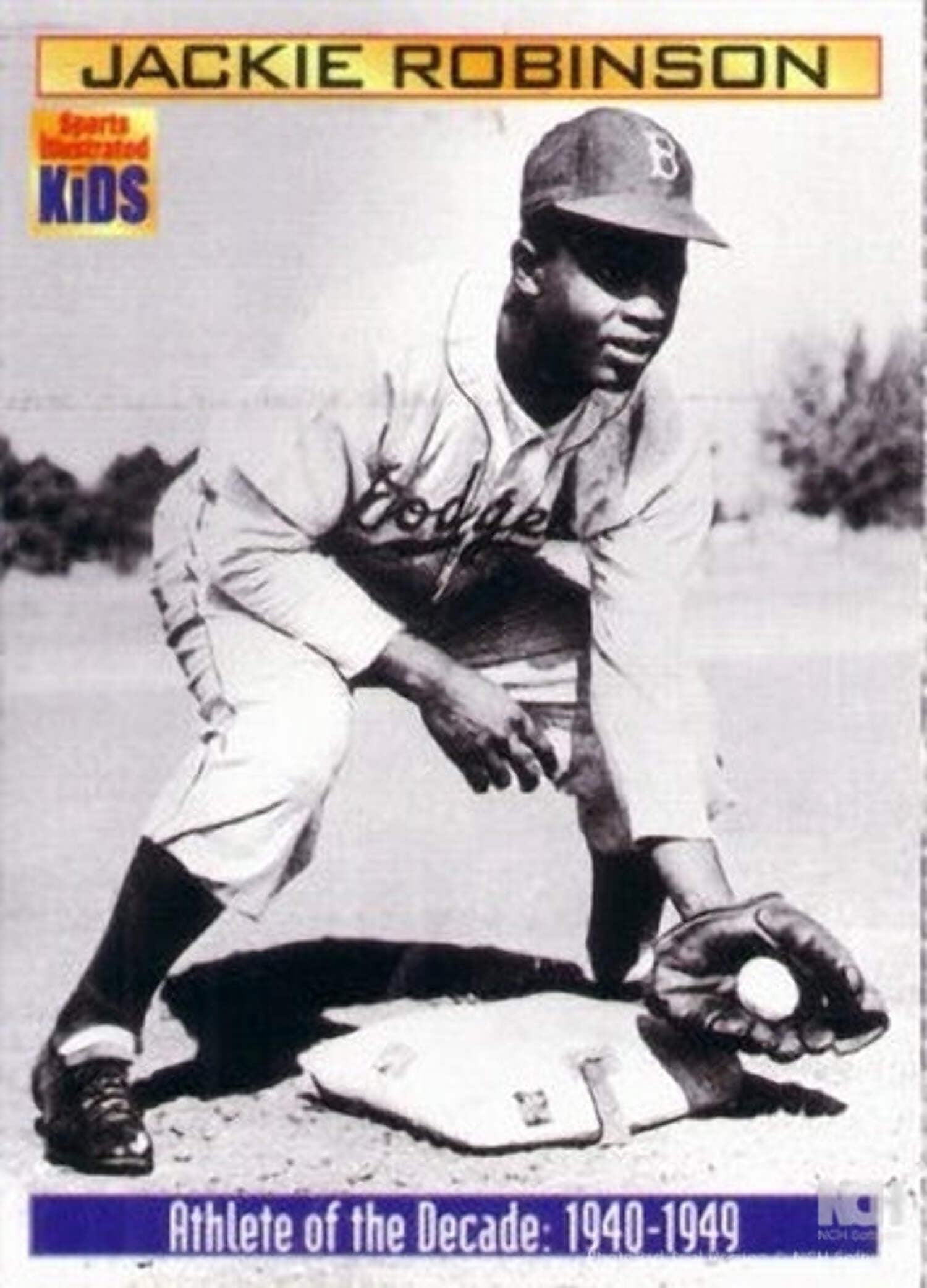 Jackie Robinson Brooklyn Dodgers 1990 Sports Illustrated for Kids ...