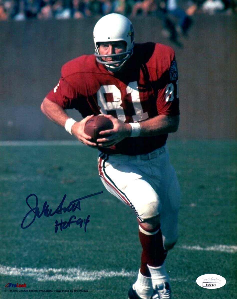 Jackie Smith Signed Autographed 8X10 Photo Cardinals "HOF 94" JSA ...