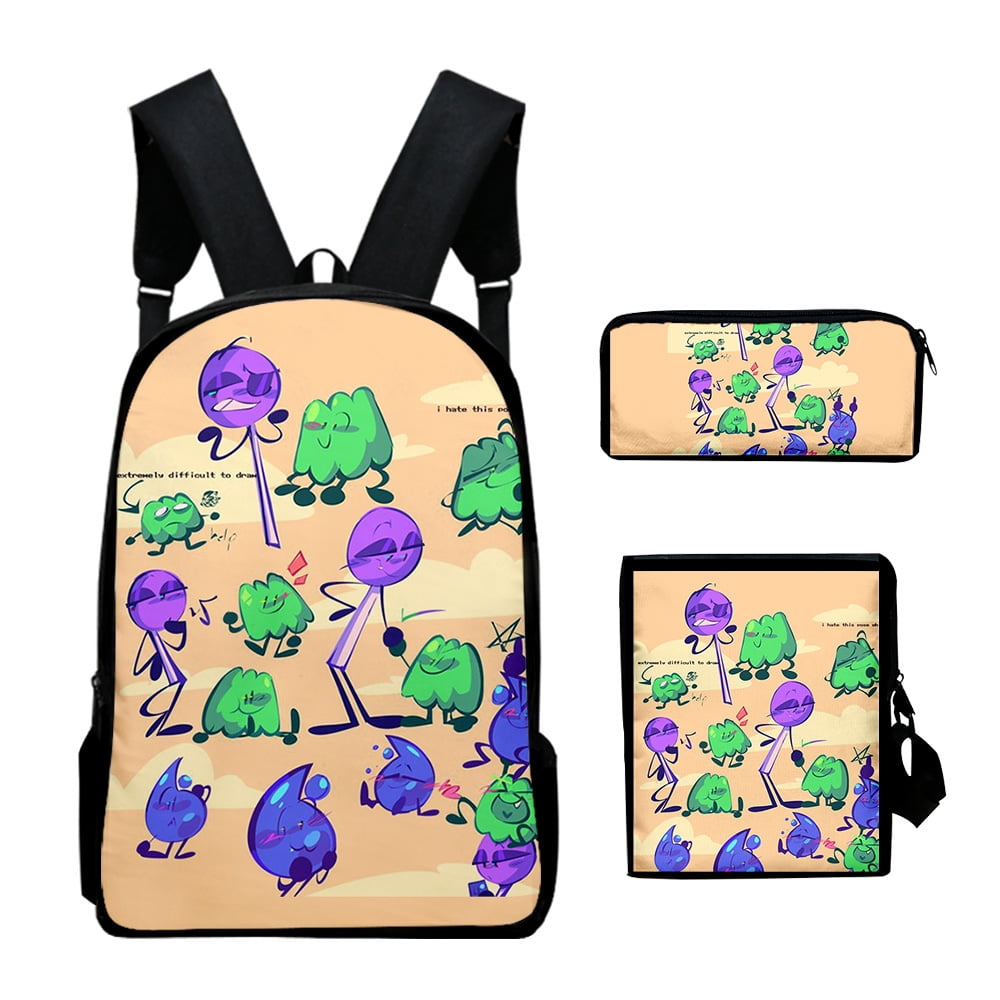Jacknjellify Merch Role Play 3pcs/set Zipper Backpack 3D Print Waist ...