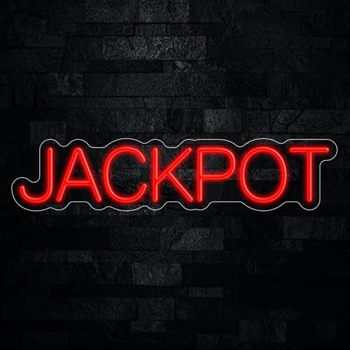 Jackpot LED Neon Sign 27"L x 6"H #32414 - Walmart.com
