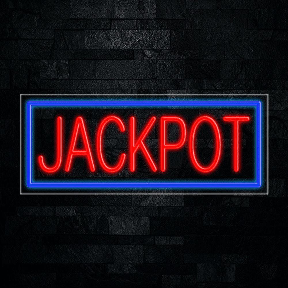 Jackpot LED Neon Sign 30"L x 12"H #31431 - Walmart.com