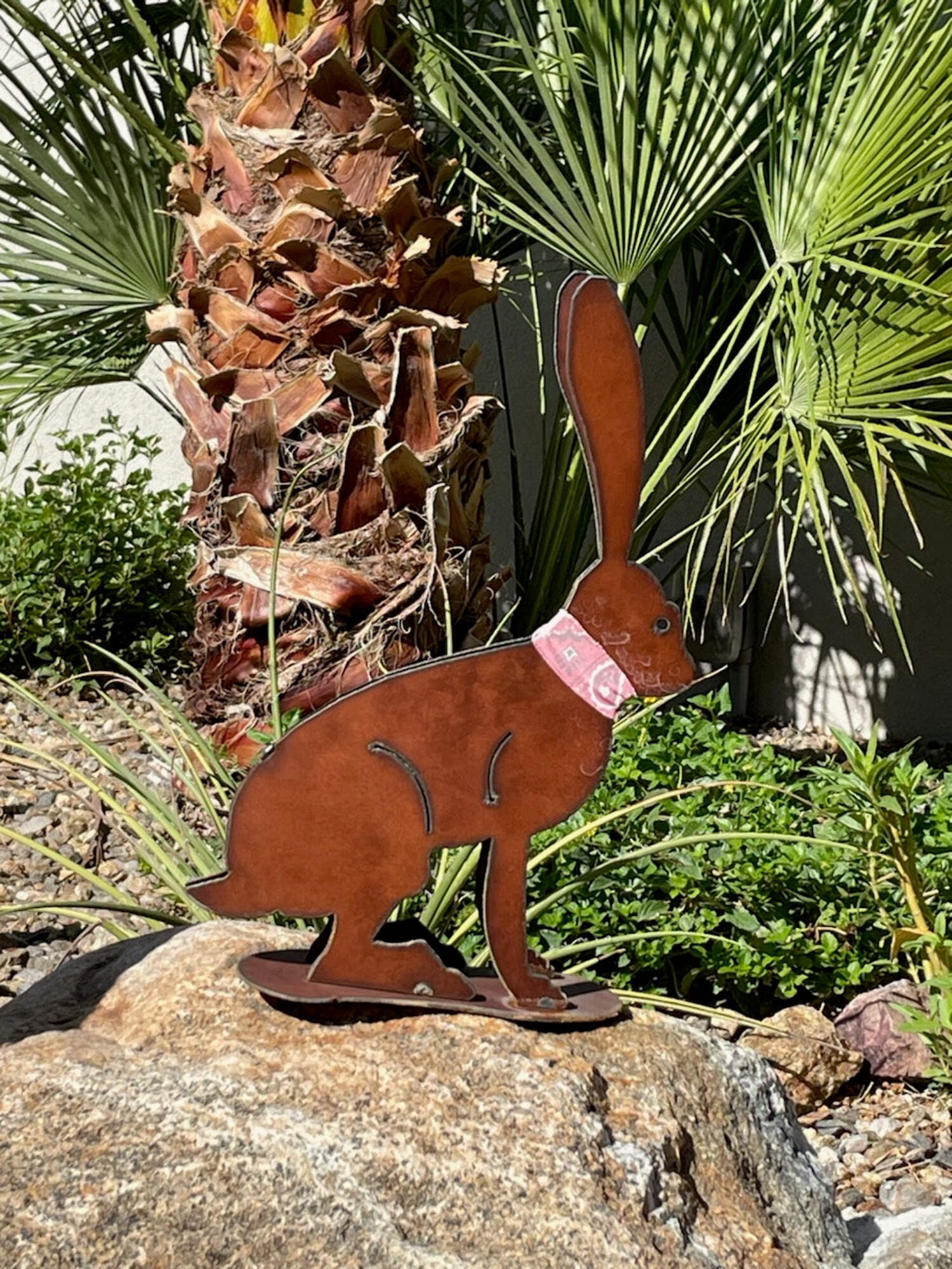Jackrabbit Garden Yard Art Small Sculpture - Walmart.com