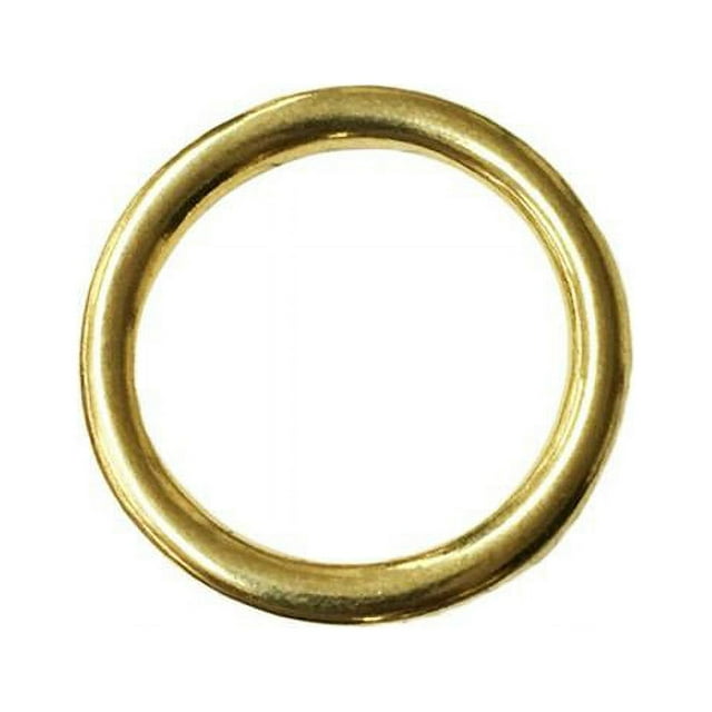 Jacks 4-1-1-2 Halter Ring, Solid Brass - 1.5 in. - Walmart.com