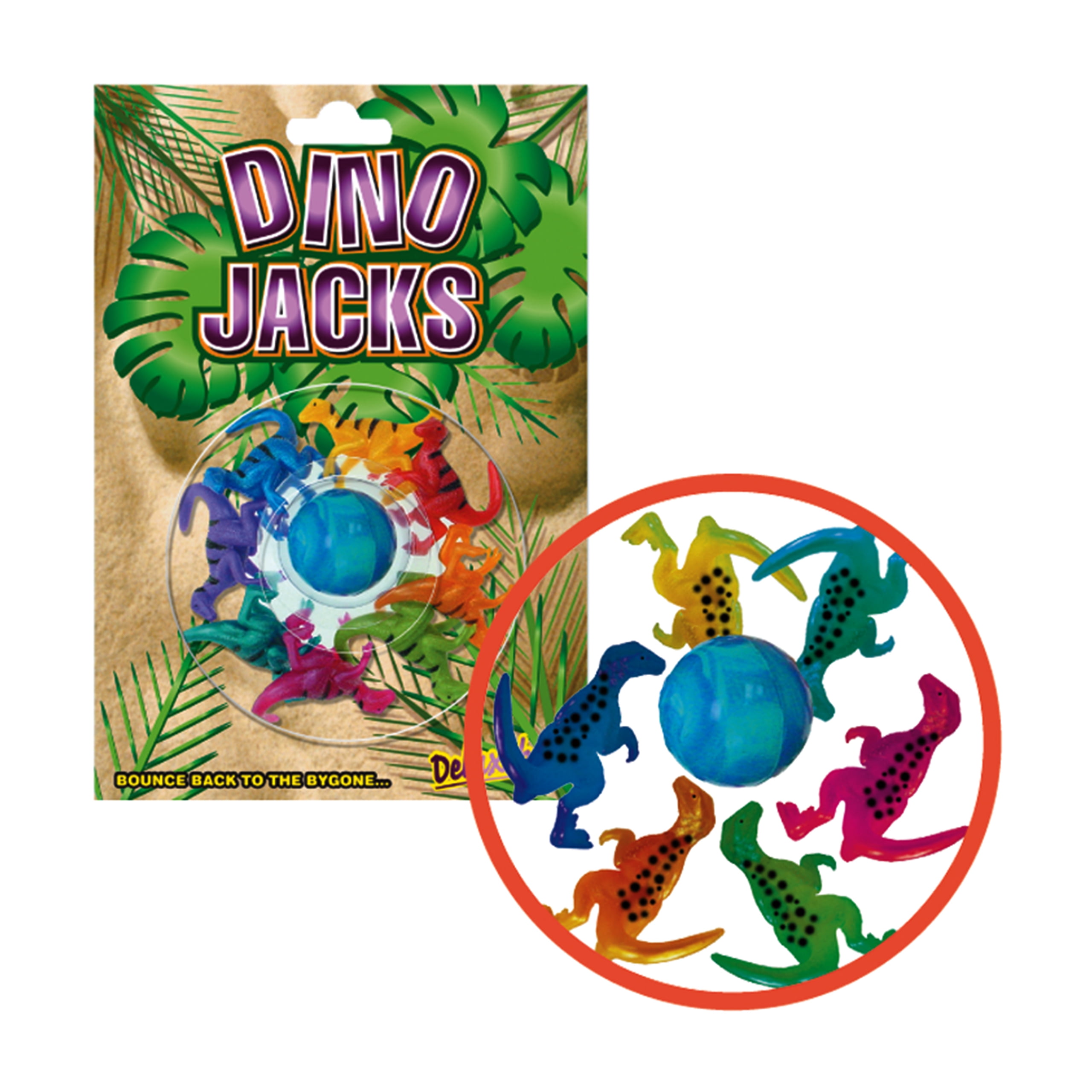 Jacks Game - Dino from Deluxebase. Dinosaur Retro Jacks Traditional ...