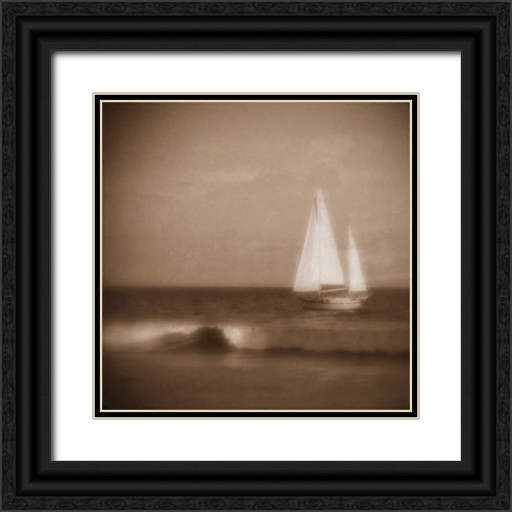 Jacks, Heather 20x20 Black Ornate Wood Framed with Double Matting ...