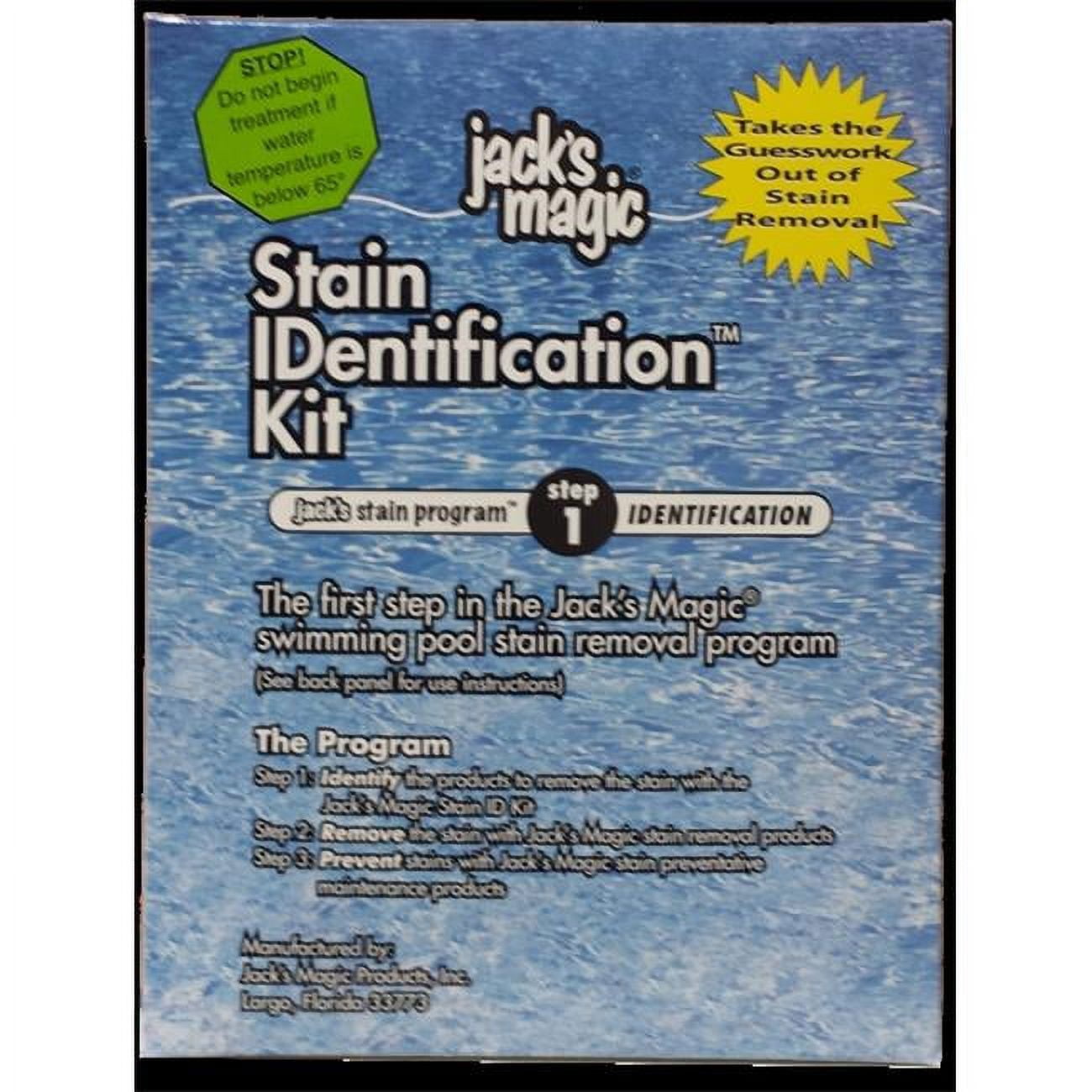Jacks Magic JMSTAINID Stain Identification Kit- 4 oz - Walmart.com