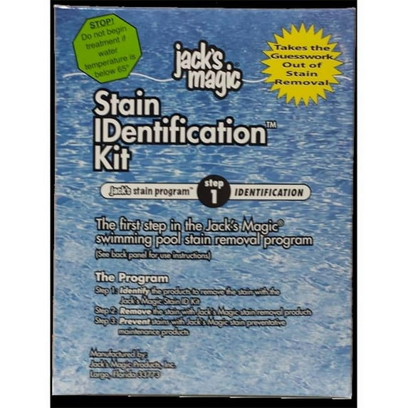 Jacks Magic JMSTAINID Stain Identification Kit- 4 oz - Walmart.com