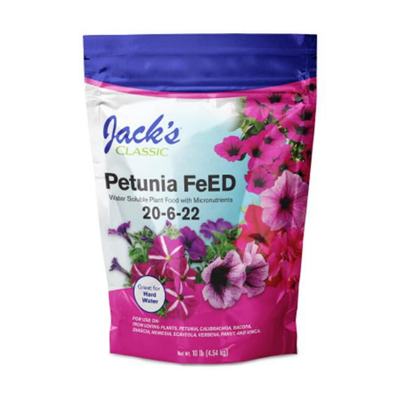 Jacks Petunia Fertilizers, 10 lbs with Extra Iron and Magnesium ...