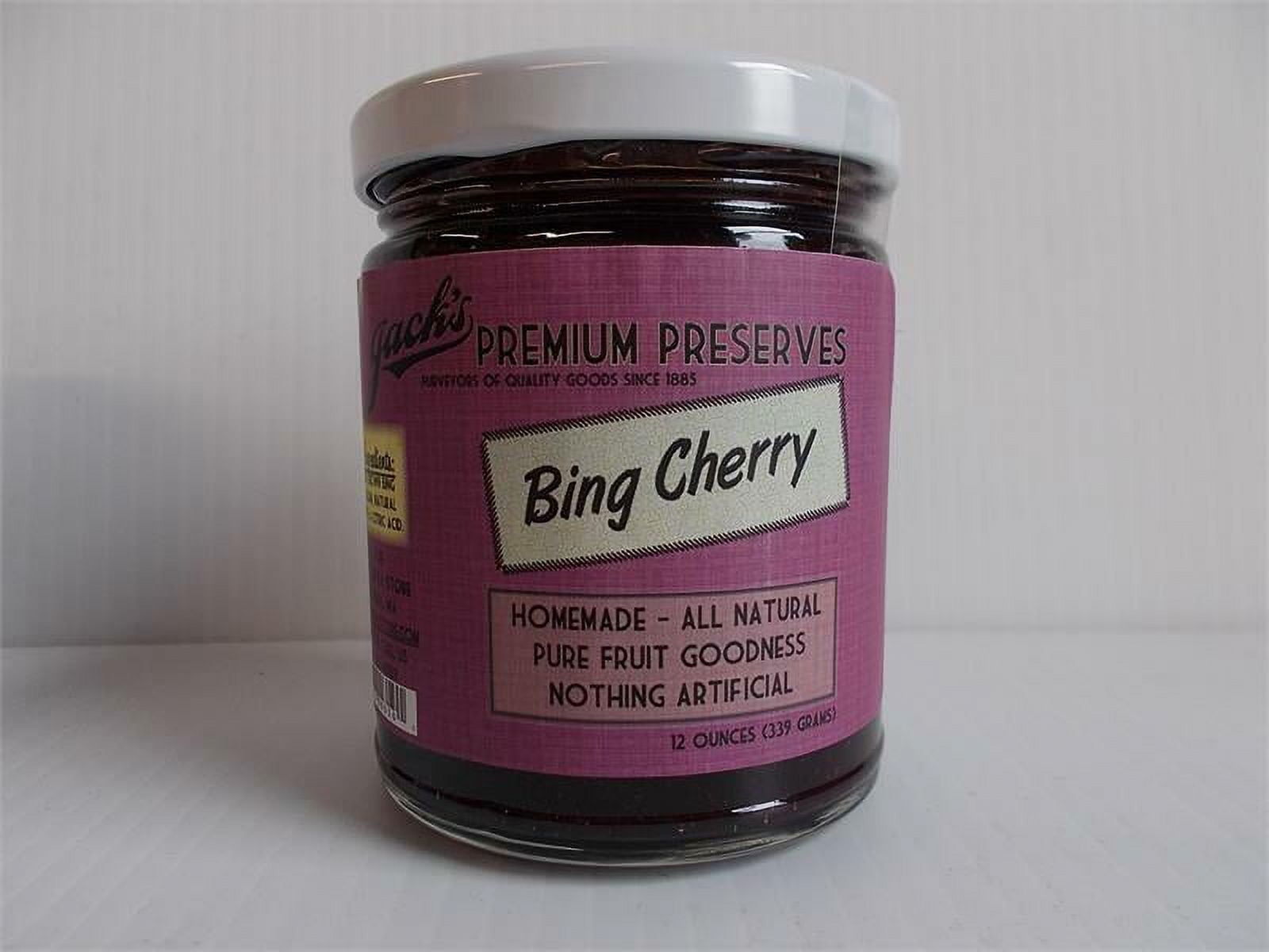 Jacks Premium Preserves Seedless Bing Cherry 12oz - Walmart.com