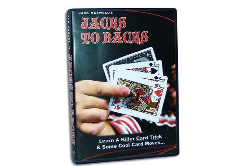Jacks to Backs DVD with Jack Maxwell, Magic Card Trick Instruction ...