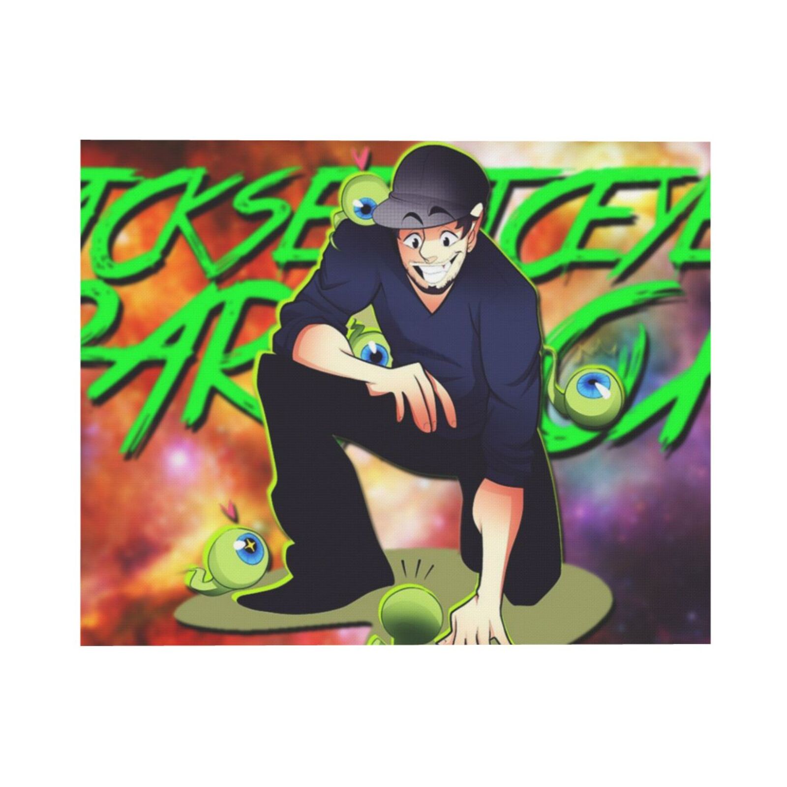 Jacksepticeye Septic Eye Canvas Decorative Poster Gift Art Picture ...