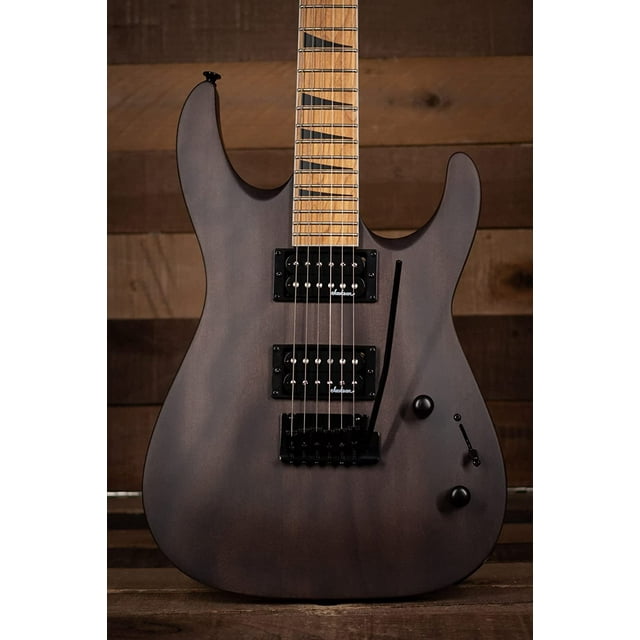 Jackson JS Series Dinky Arch Top JS24 DKAM Black Stain - Walmart.com