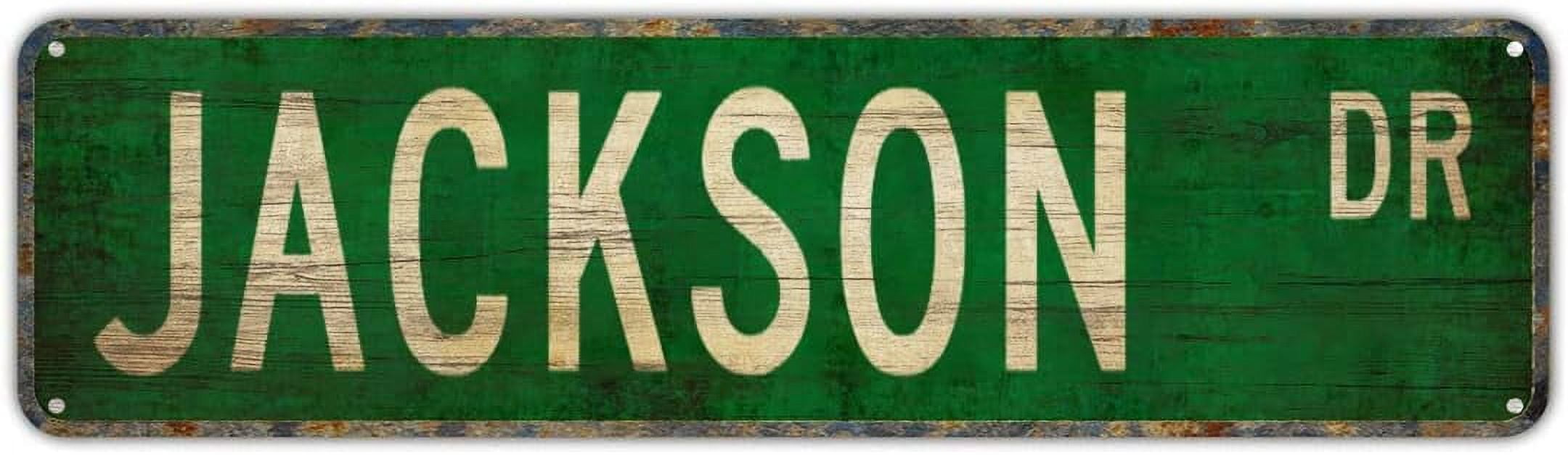 Jackson Jackson Sign Jackson Fan Jackson Decor Child Gift Road Signs 16 ...