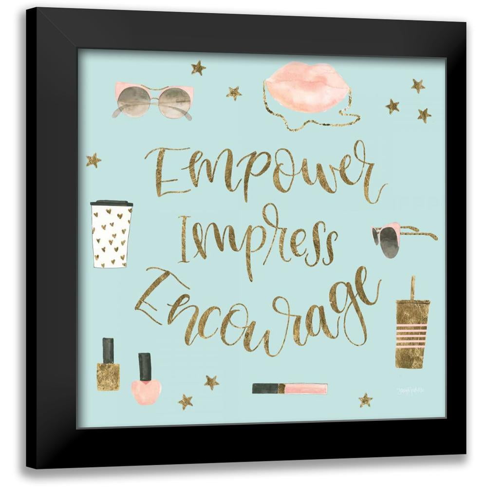 Jackson, Jenaya 20x20 Black Modern Framed Museum Art Print Titled ...