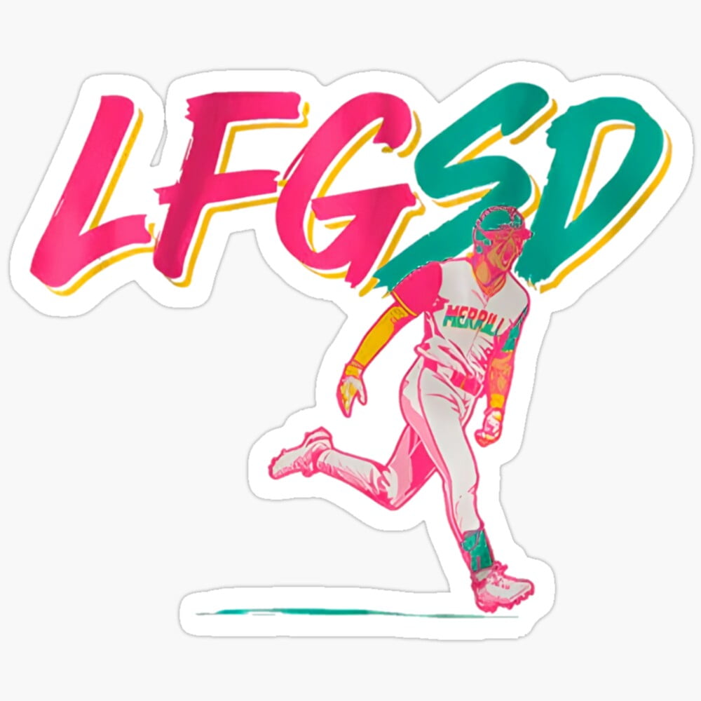 Jackson Merrill Lfgsd Sticker Baseball Sticker, Football Sticker ...