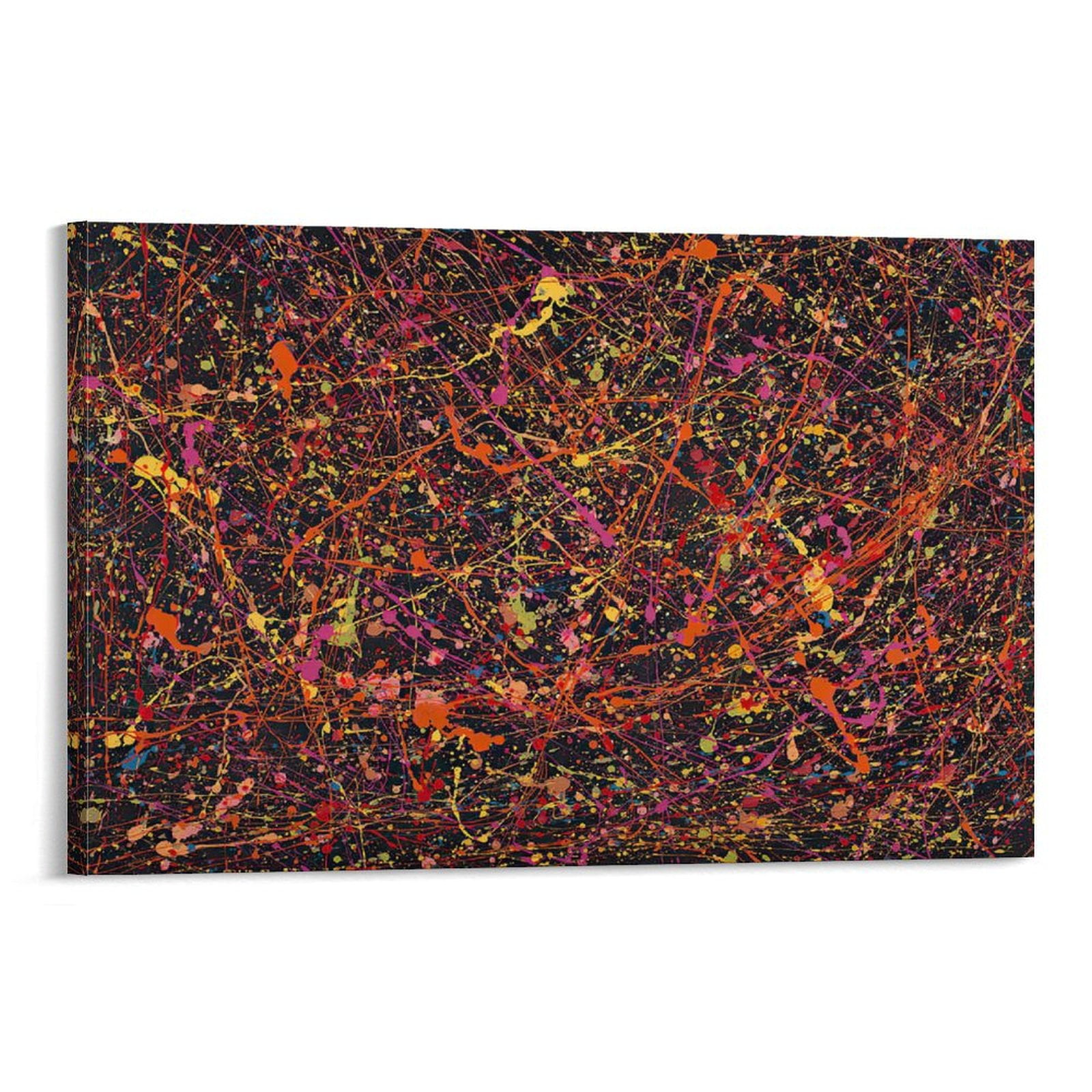 Jackson Pollock Abstract Canvas Wall Art Paintings Poster Posters Wall ...