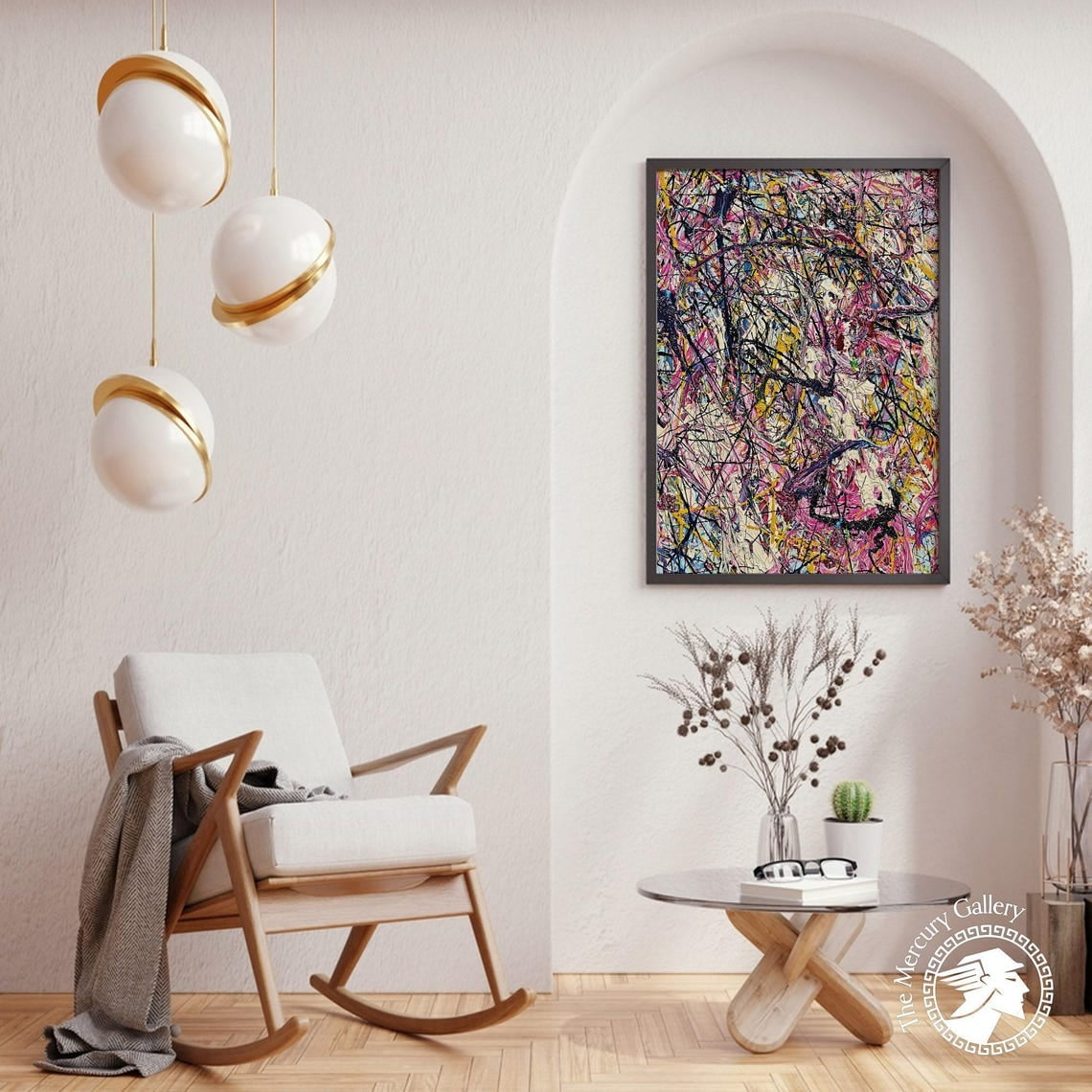 Jackson Pollock Abstract Poster, Modern Art Print, Home, Multiple Sizes ...