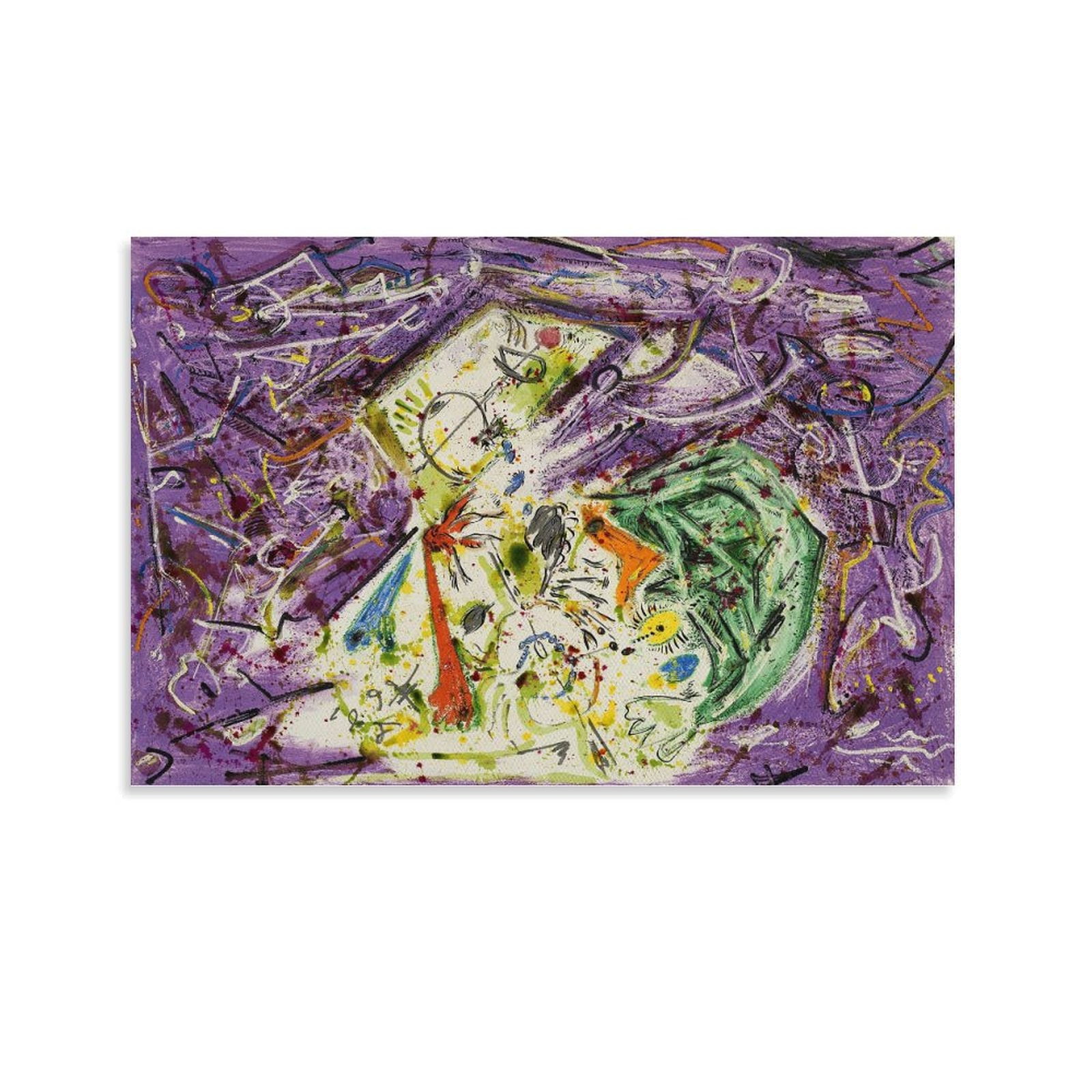 Jackson Pollock Abstract Print Painting (104) Artworks Picture Print ...