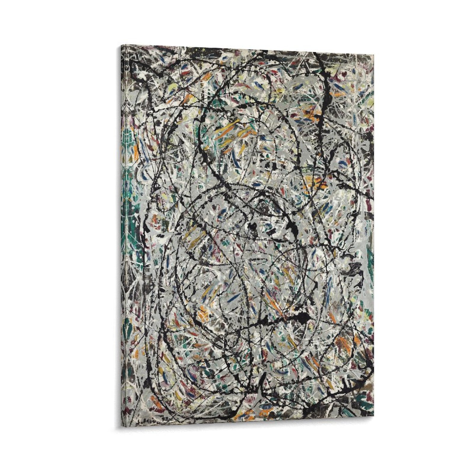 Jackson Pollock Abstract Print Painting (134) Canvas Art Poster and ...