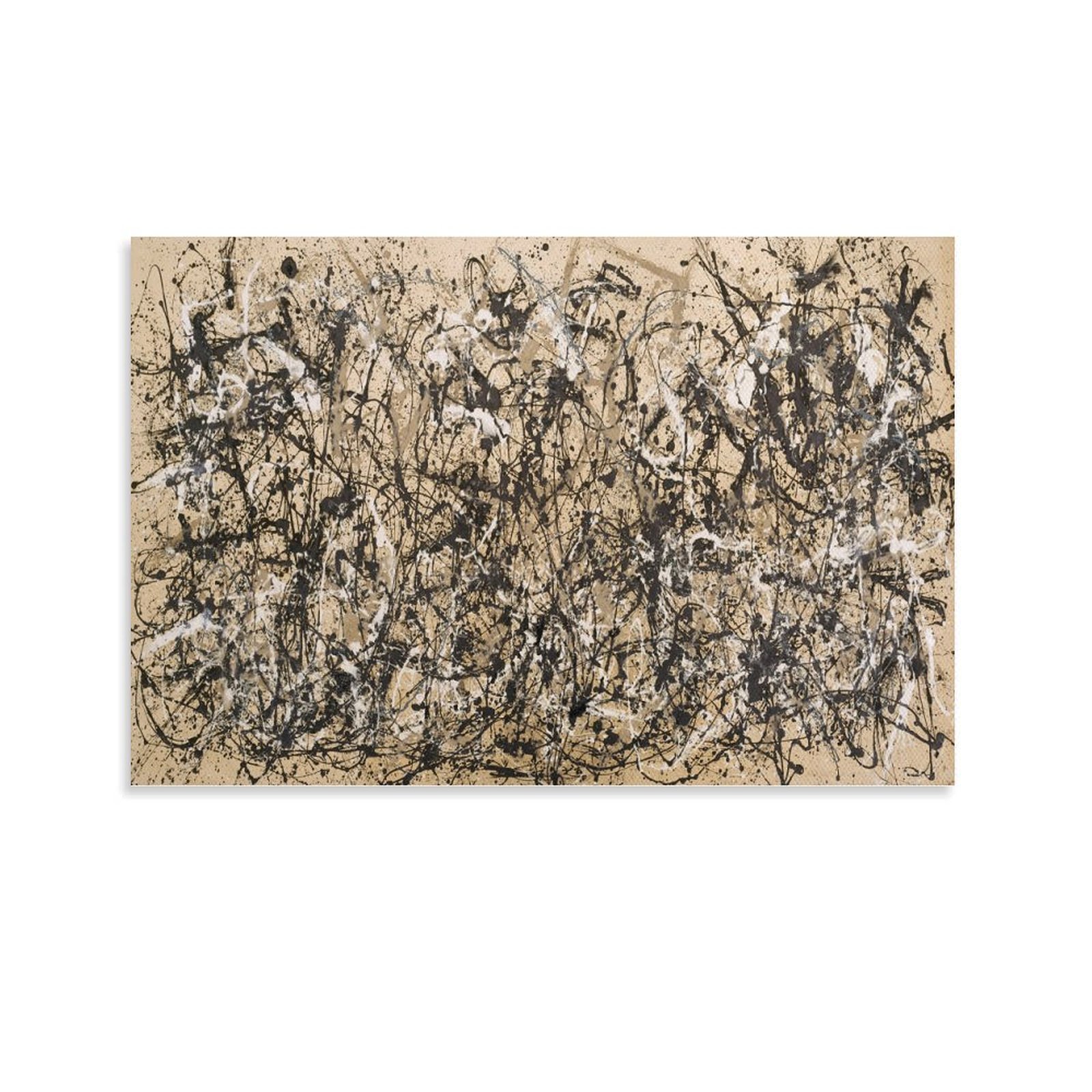 Jackson Pollock Abstract Print Painting (139) Poster Cool Artworks ...