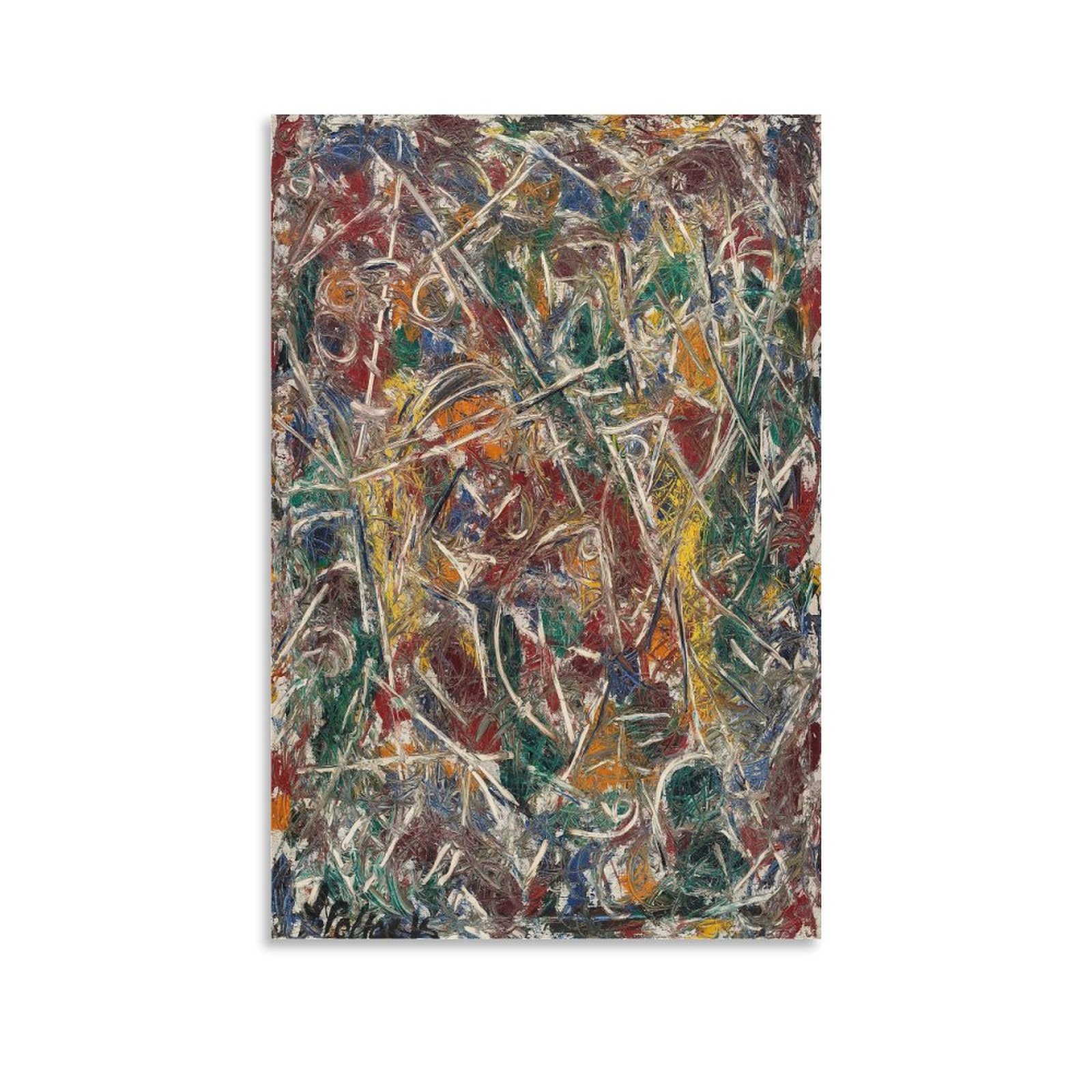 Jackson Pollock Abstract Print Painting (15) Posters Wall Art Painting ...