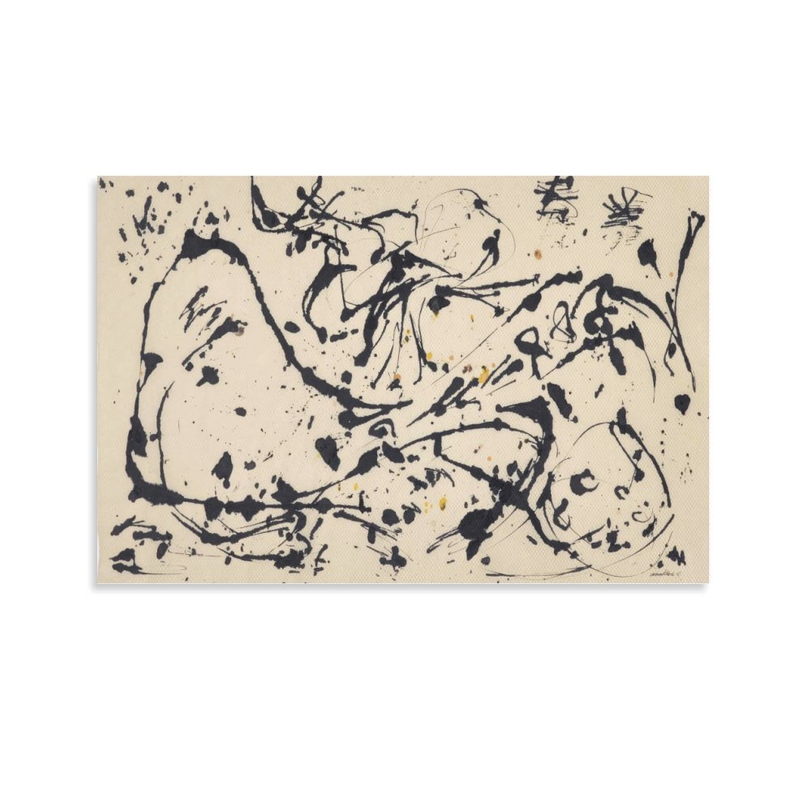 Jackson Pollock Abstract Print Painting (37) Posters Wall Art Painting ...
