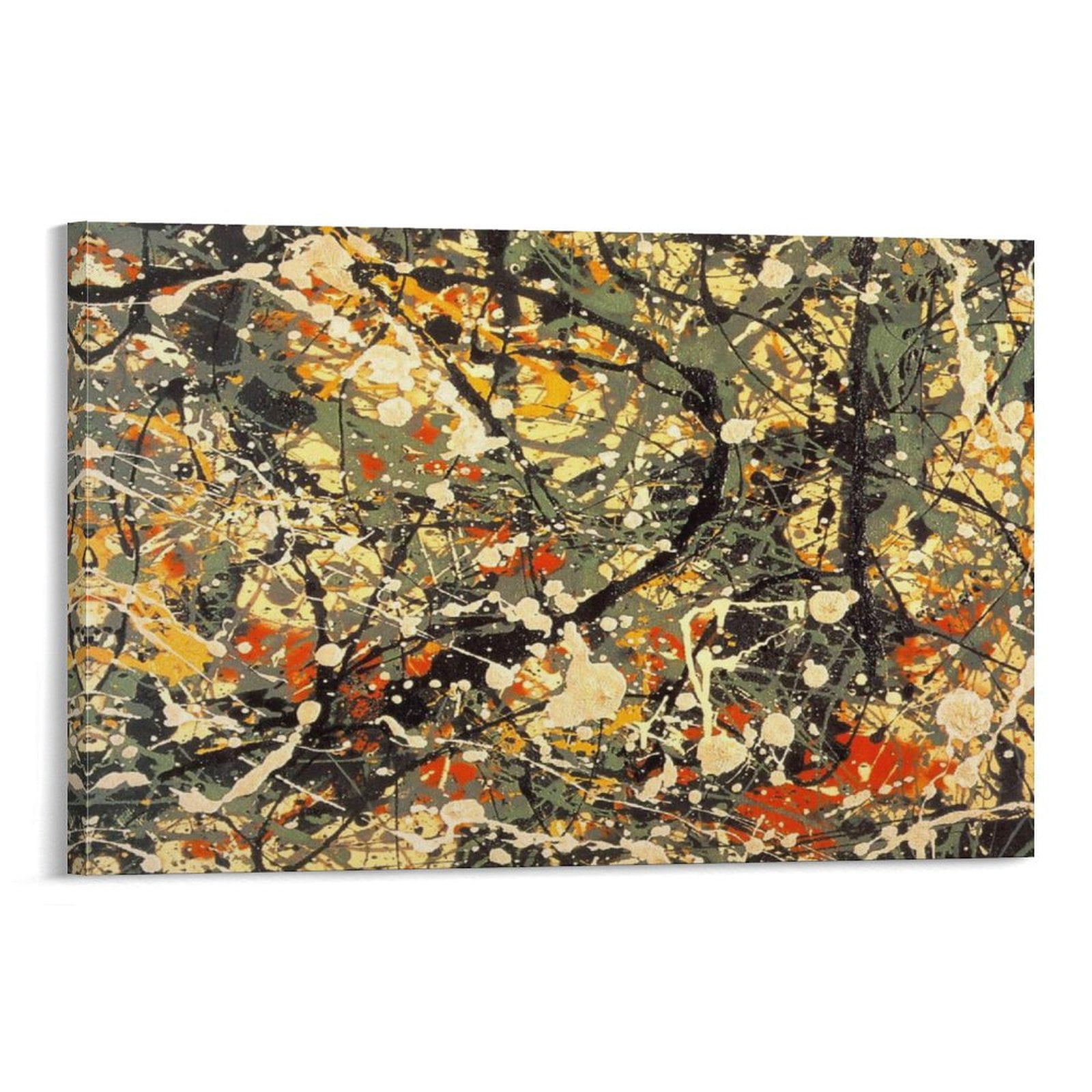 Jackson Pollock Abstract Print Painting (39) Canvas Art Poster and Wall ...