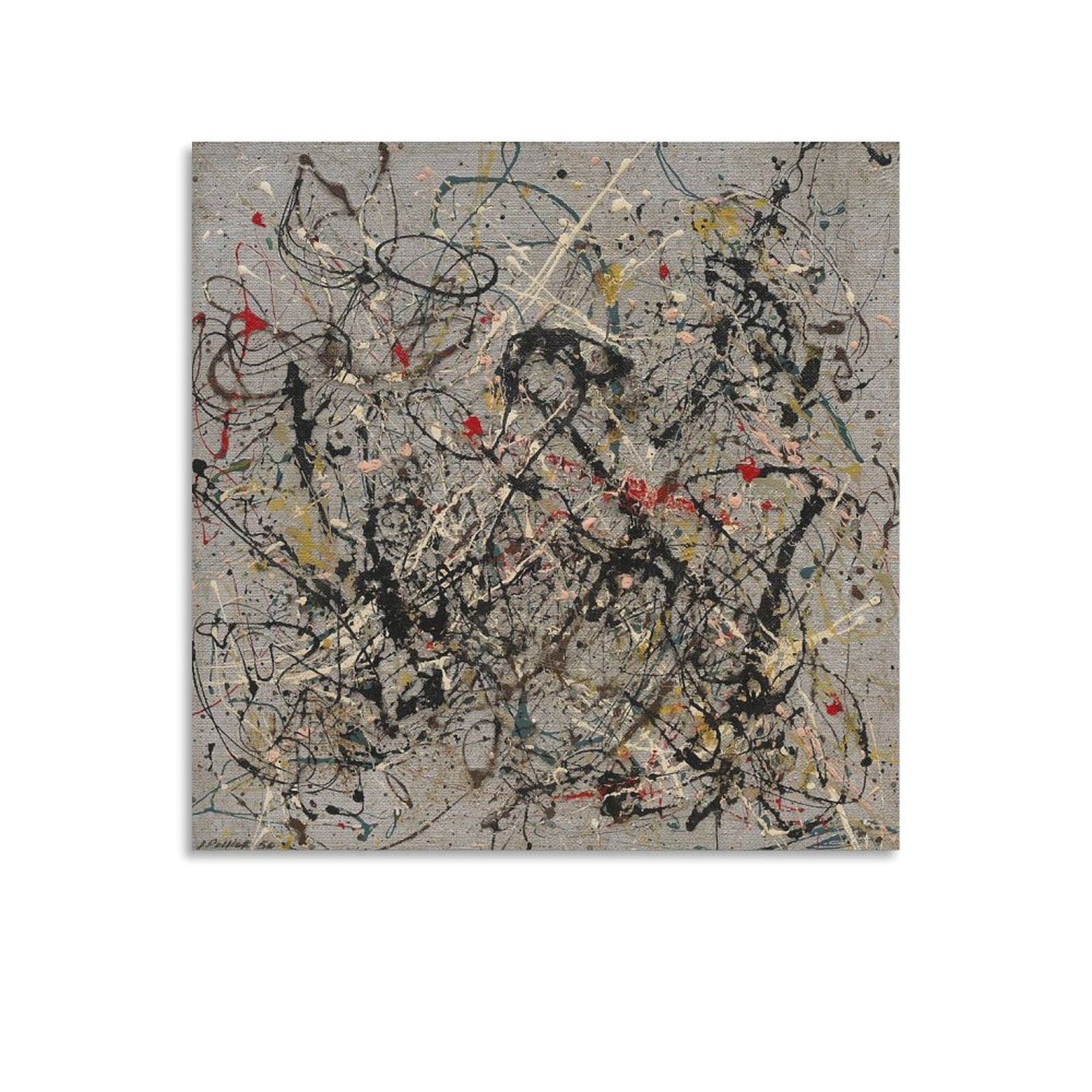 Jackson Pollock Abstract Print Painting (43) Picture Print Canvas ...