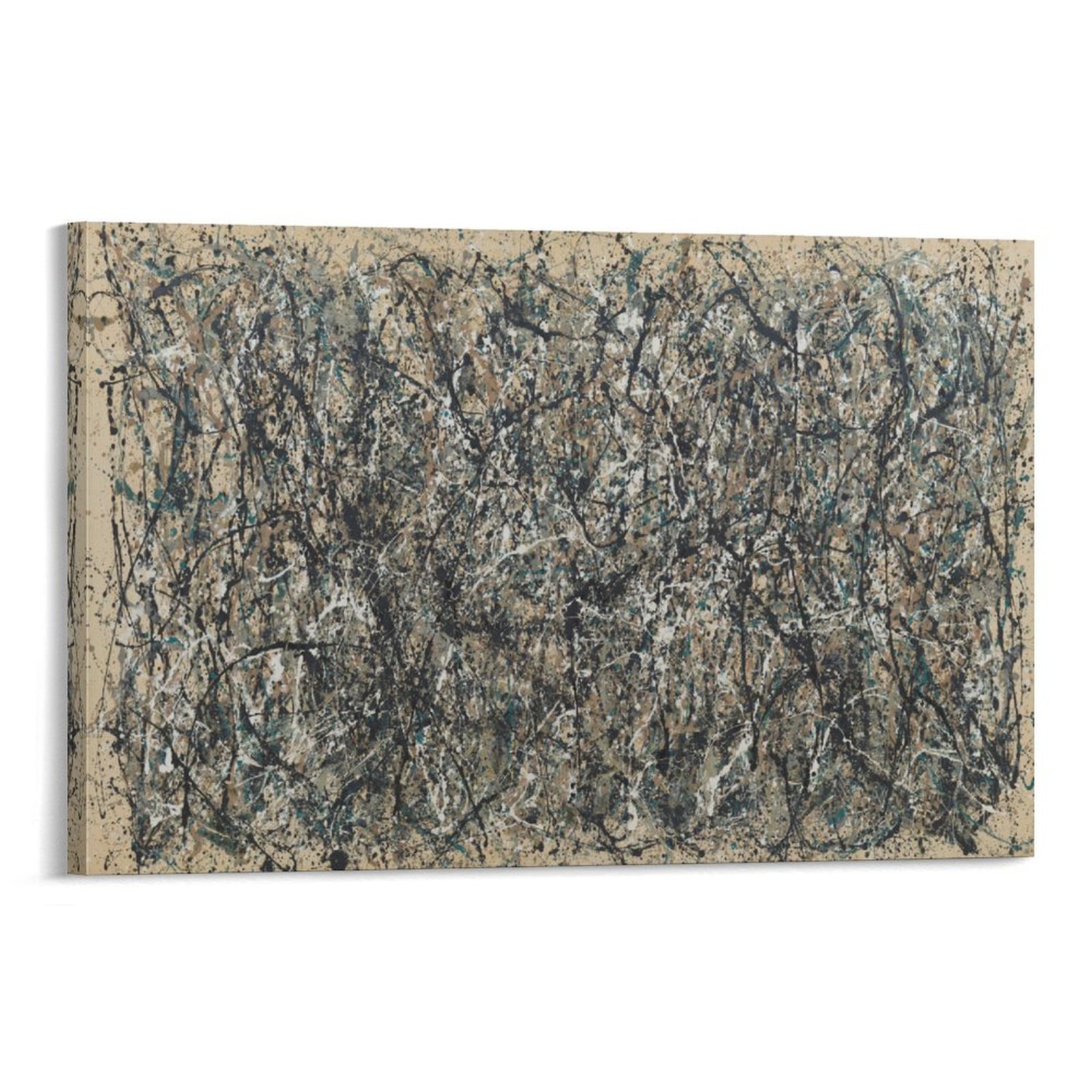 Jackson Pollock Abstract Print Painting (51) Canvas Poster Wall Art ...