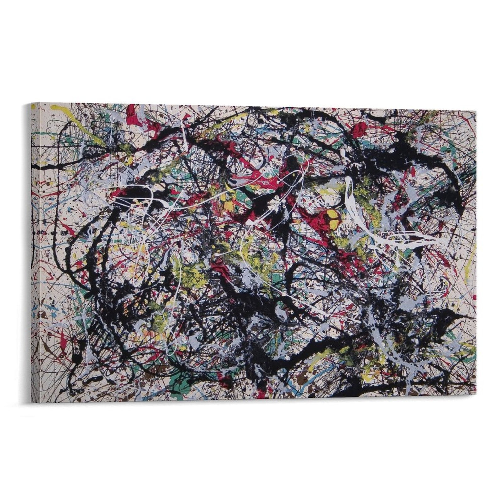 Jackson Pollock The Artist Poster Abstract Expressionism Wall Art ...