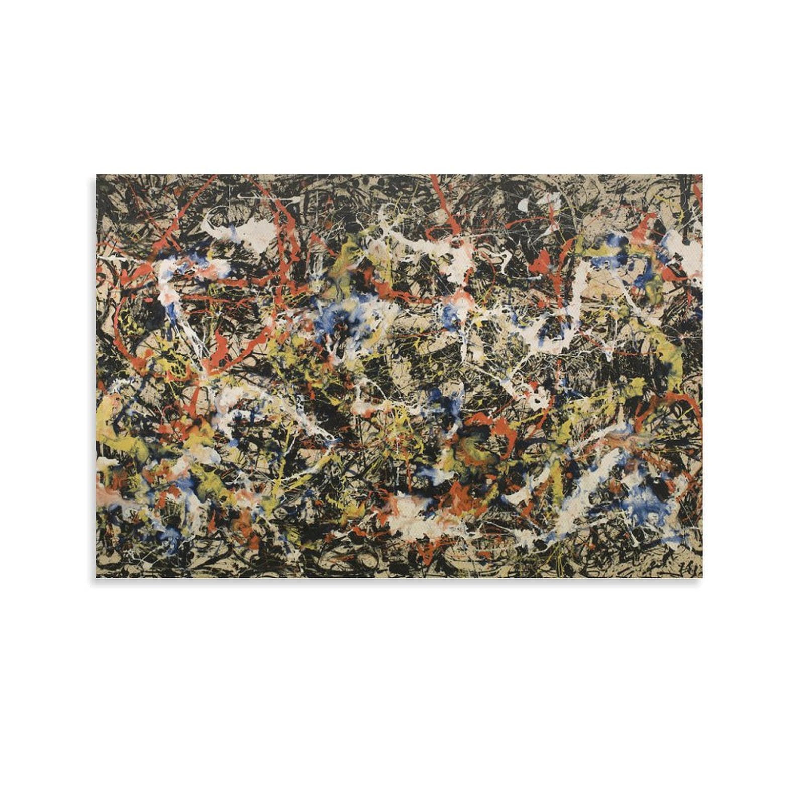 Jackson Pollock The Artist Poster Expressionism Poster Cool Artworks ...