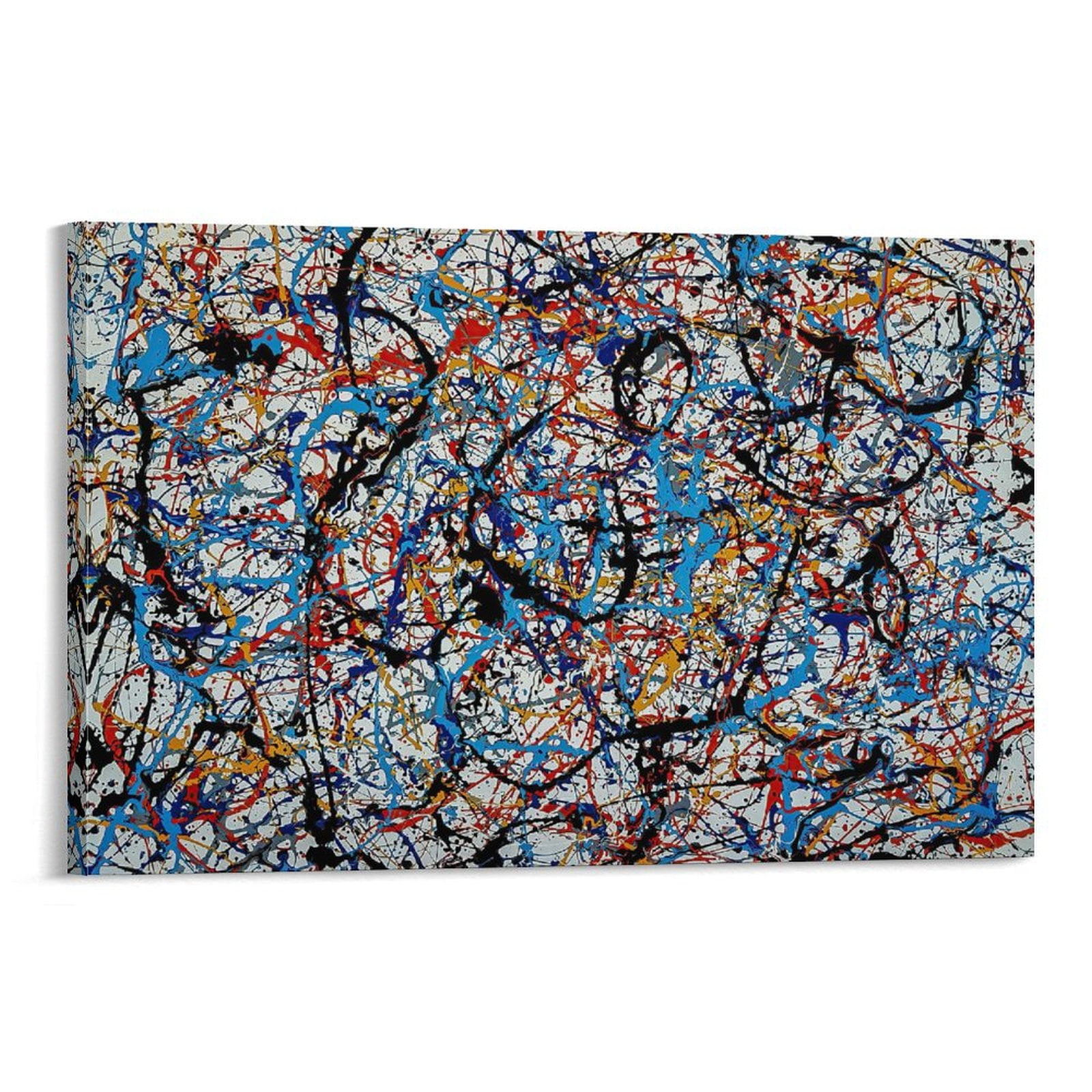 Jackson Pollock Canvas Wall Art Abstract Paintings Art Poster (3 ...