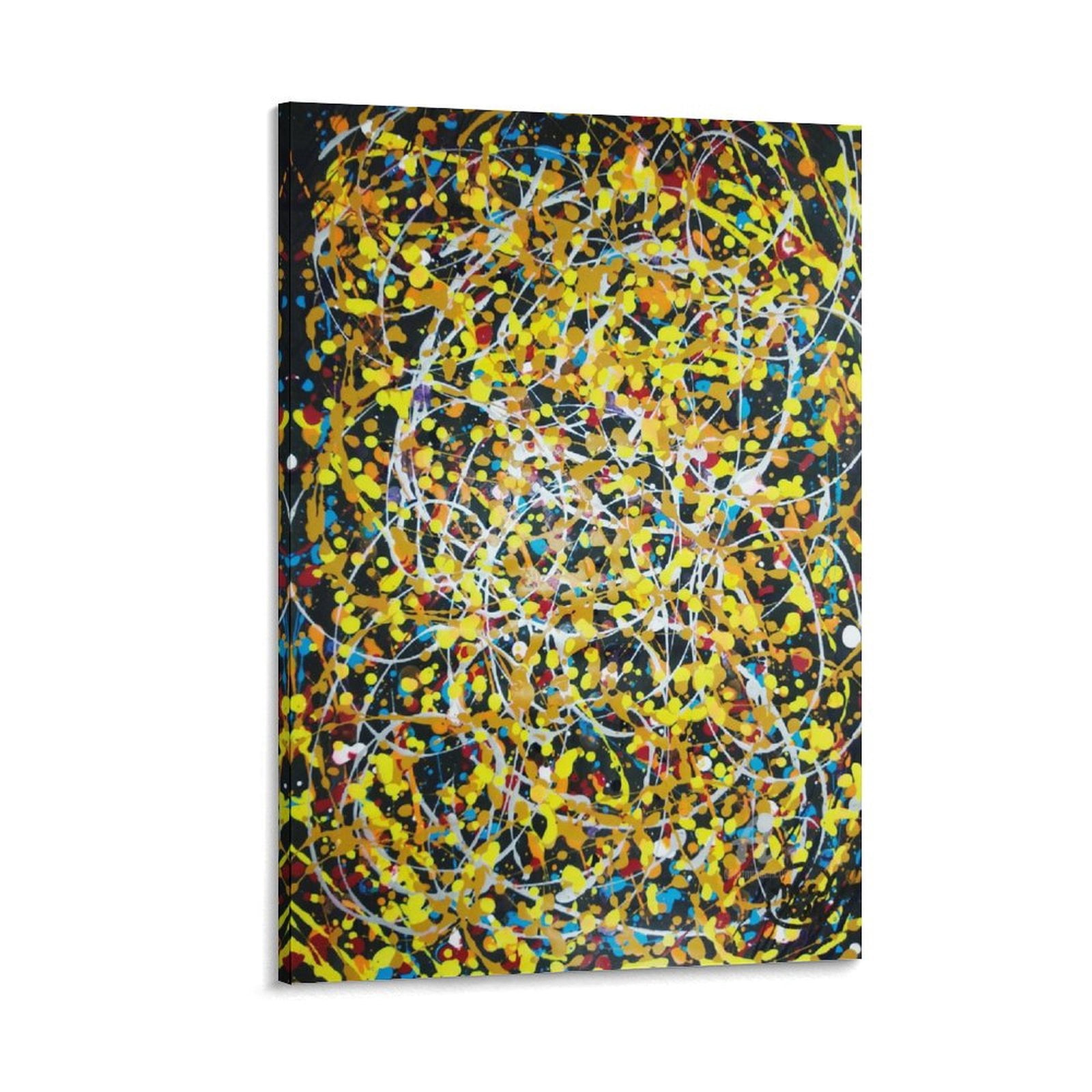 Jackson Pollock Canvas Wall Art Abstract Paintings Art Poster (4) Print ...