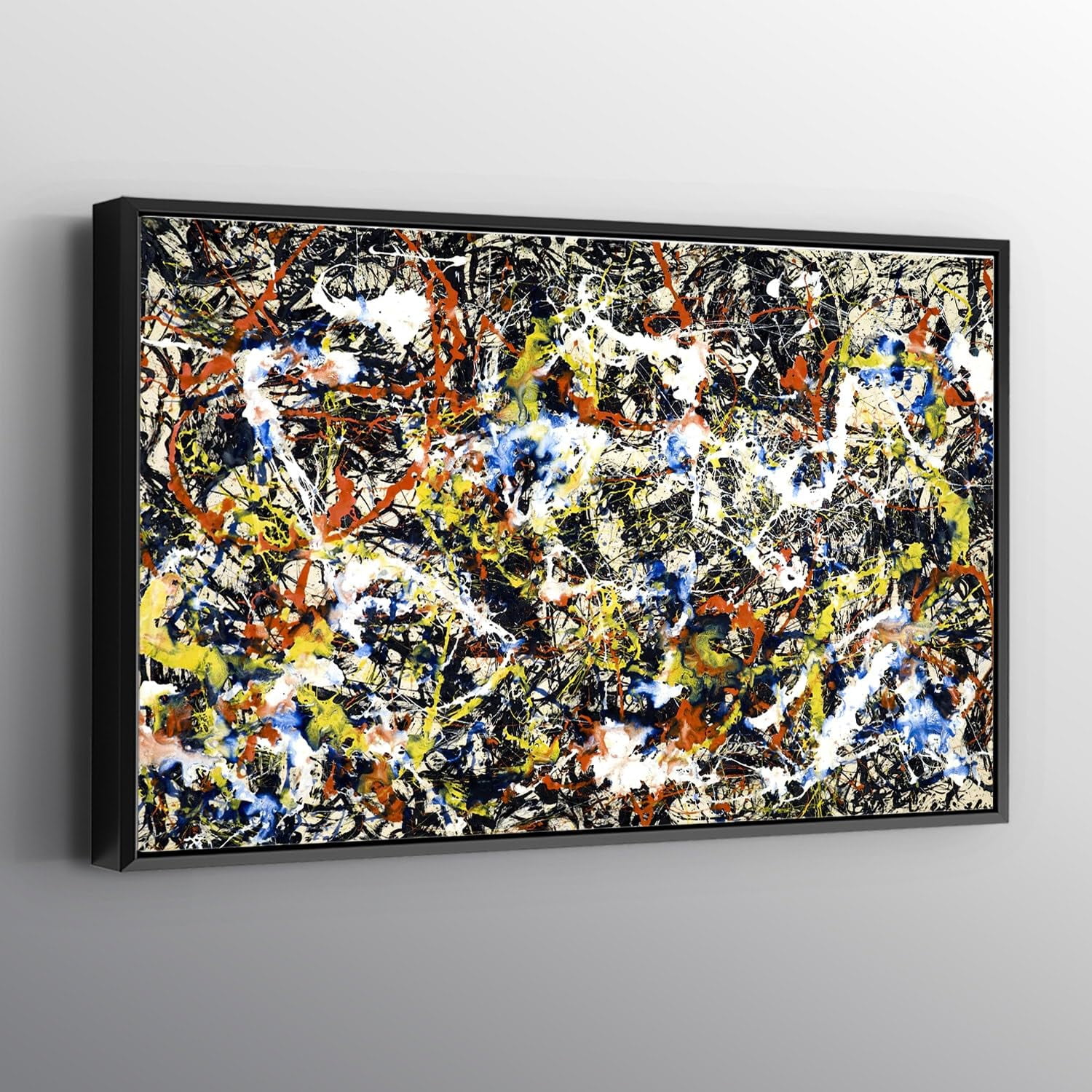 Jackson Pollock - Convergence Famous Print Wall Art Canvas. Printed ...