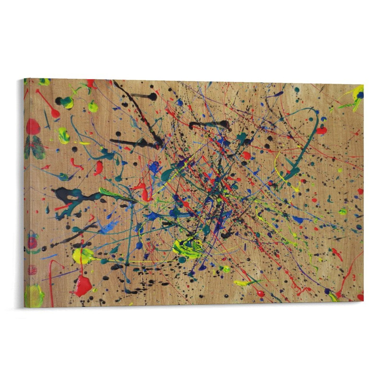 Jackson Pollock Drip Painting Posters Picture Print Canvas Poster Wall ...