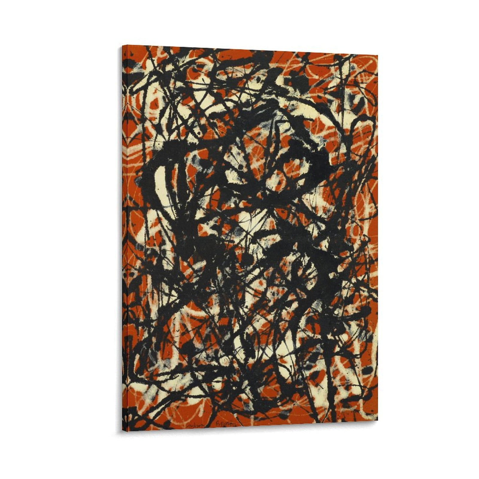 Jackson Pollock Painting Poster Posters Wall Art Painting Canvas Gift ...