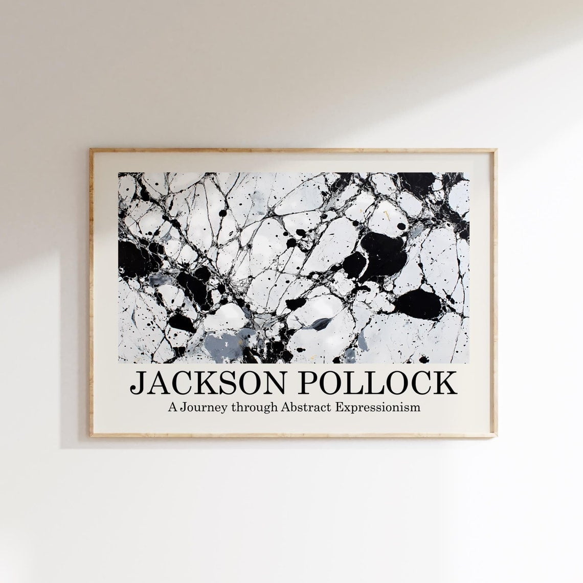 Jackson Pollock Poster - Colorful Wall Art As Pollock Print, Pollock ...