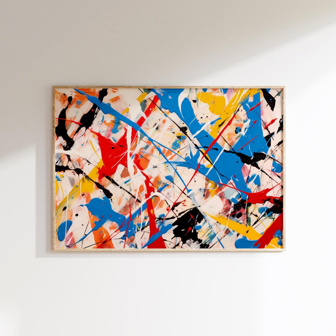 Jackson Pollock Poster - Colorful Wall Art As Pollock Print, Pollock ...