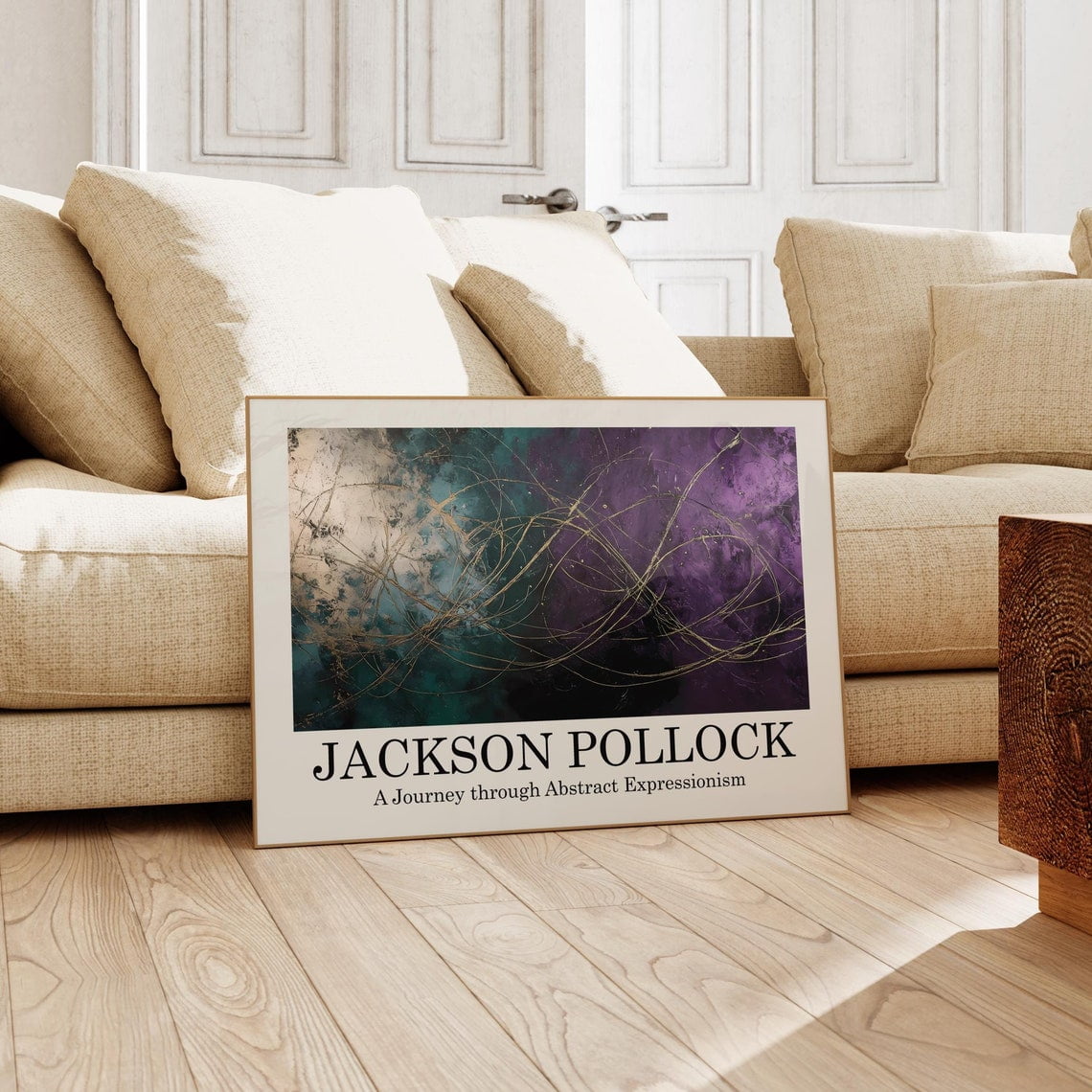 Jackson Pollock Poster - Colorful Wall Art As Pollock Print, Pollock ...