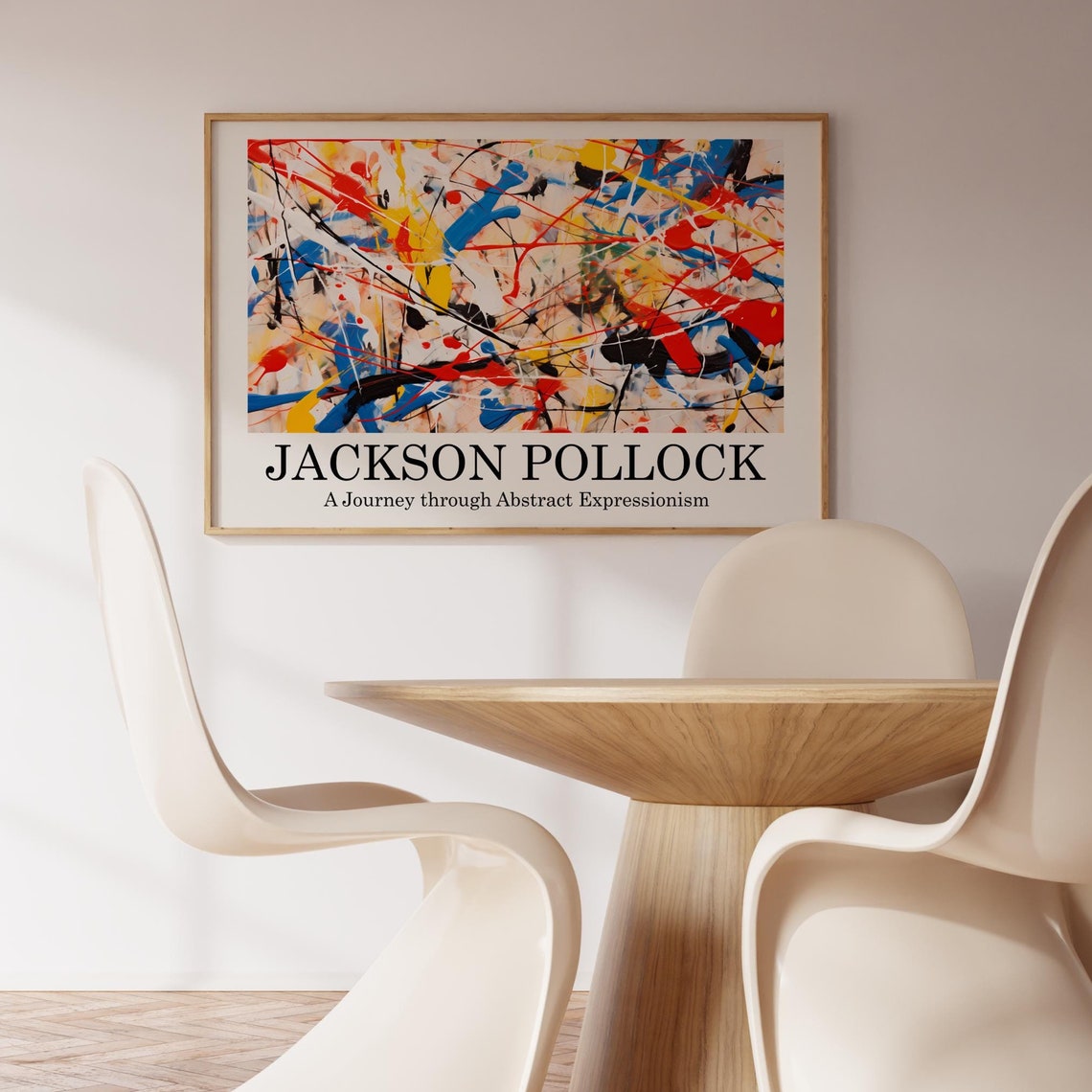 Jackson Pollock Poster - Colorful Wall Art As Pollock Print, Pollock ...